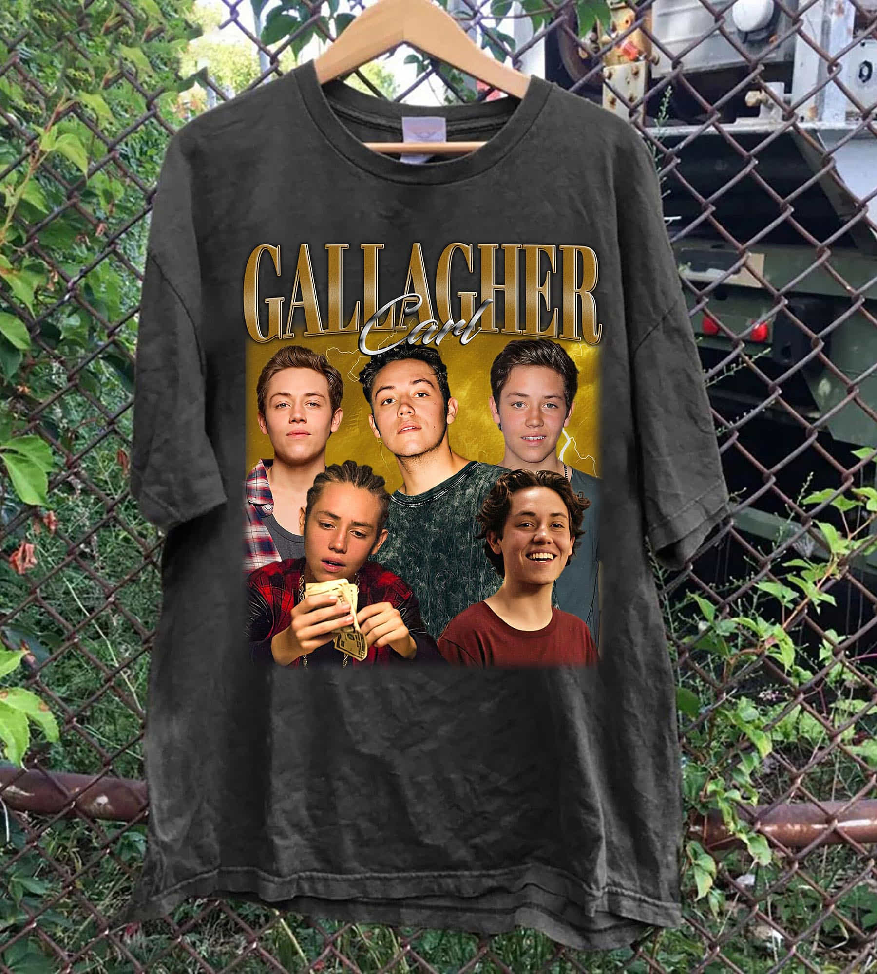 Gallagher Carl Character T-Shirt, Gallagher Carl Shirt - Citiesbox