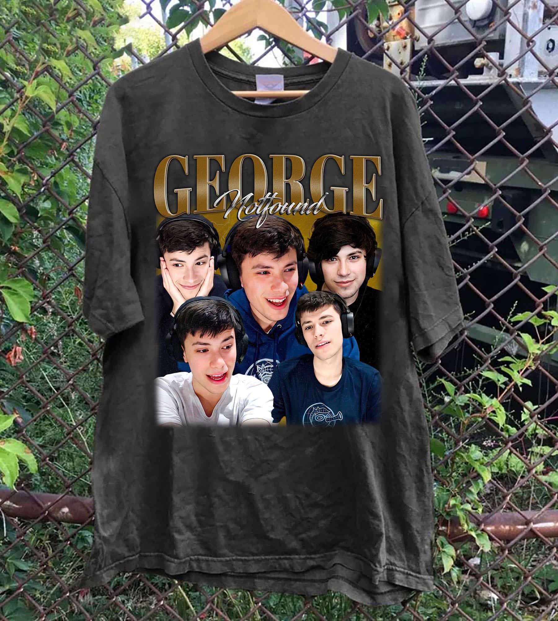 George Not Found Character T-Shirt, GeorgeNotFound Shirt - Citiesbox