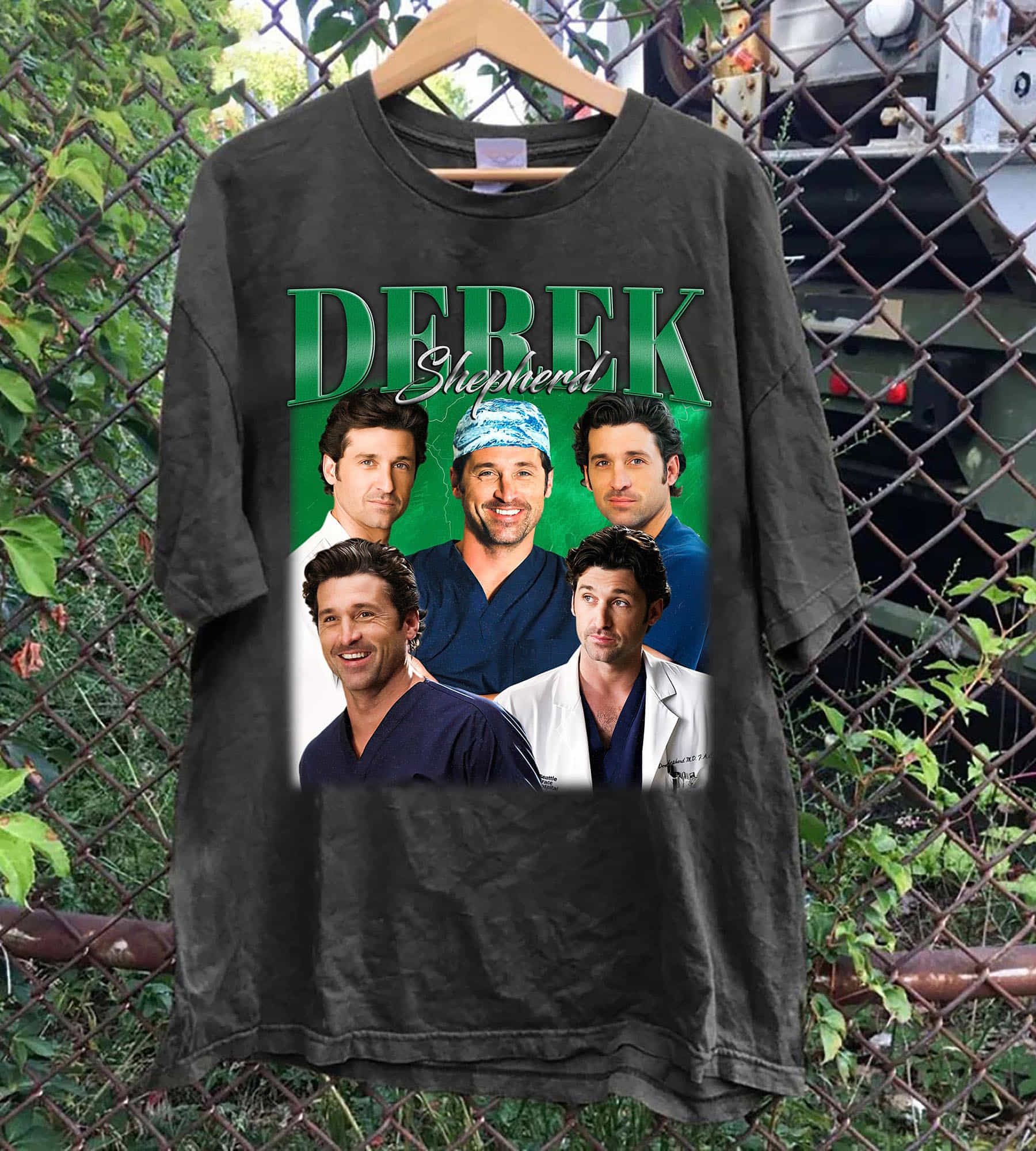 Vintage Derek Shepherd T-Shirt, Derek Shepherd Shirt - Citiesbox