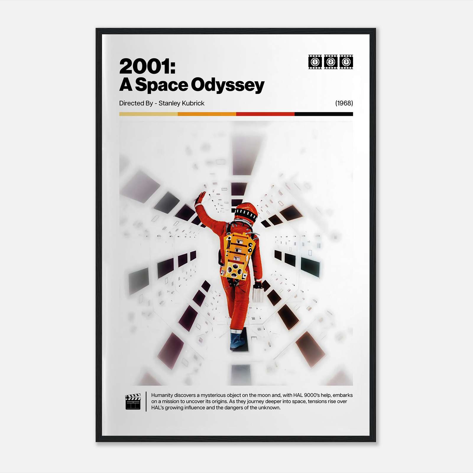 2001 A Space Odyssey Movie Poster, Sci Fi Movie Poster, Tv Series ...
