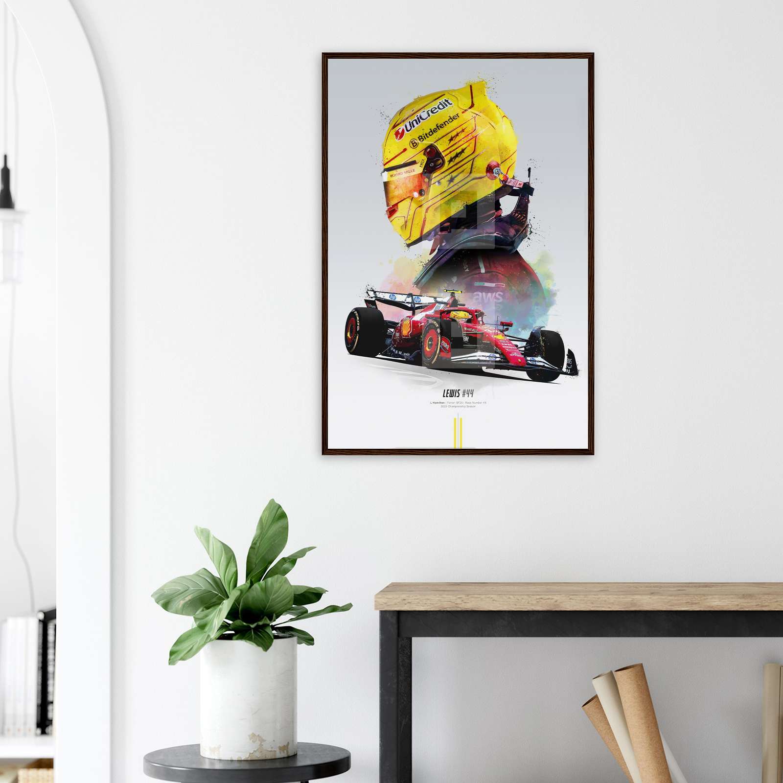 2025 Lewis Hamilton Poster, F1 Poster, Full-Size Poster, Ready to Hang ...