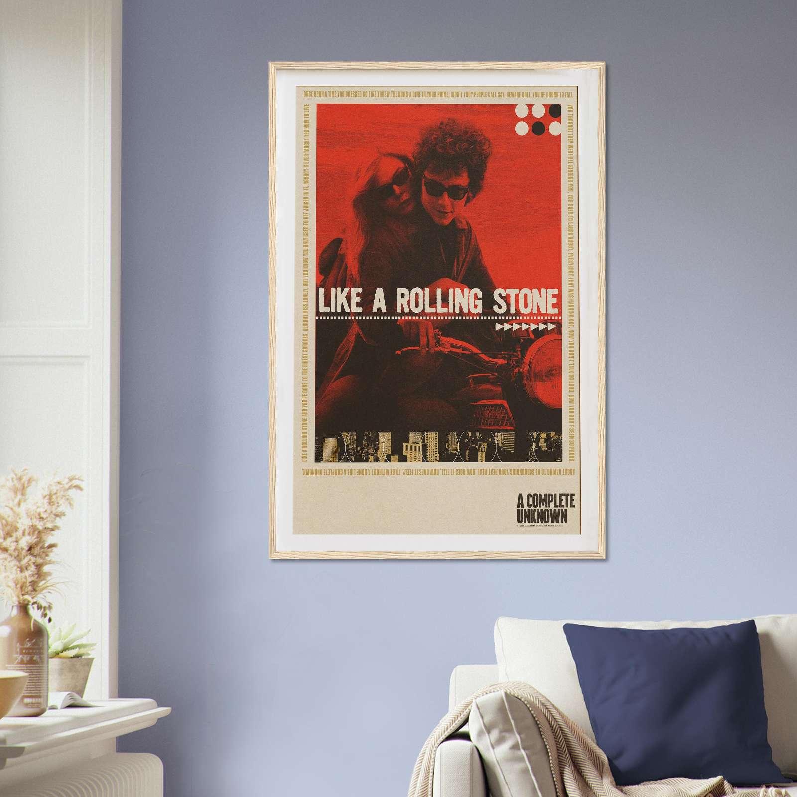 A Complete Unknown Movie Poster, Full-Size Movie Poster, Ready to Hang ...