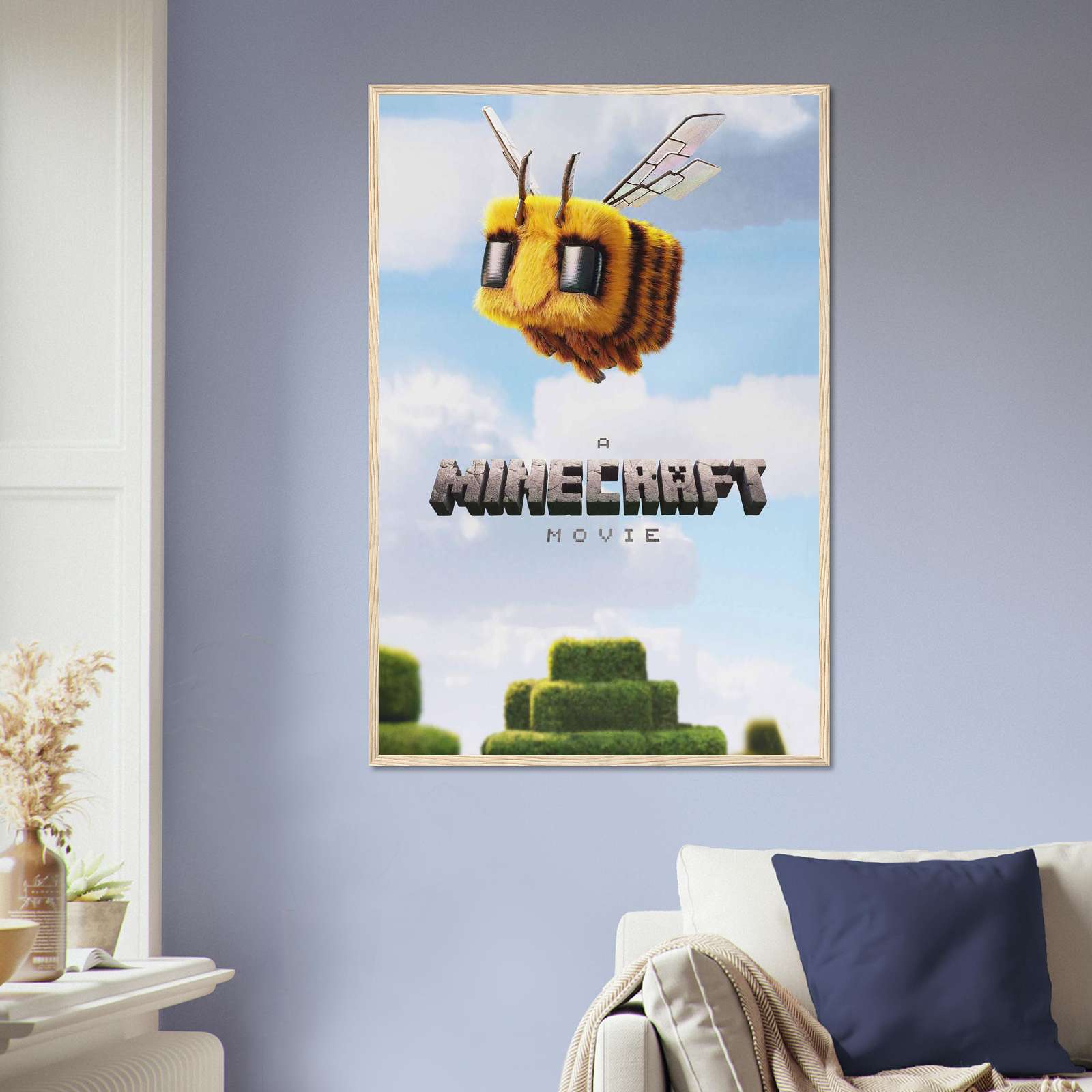 A Minecraft Movie Poster, Full-Size Poster, Ready to Hang - Citiesbox