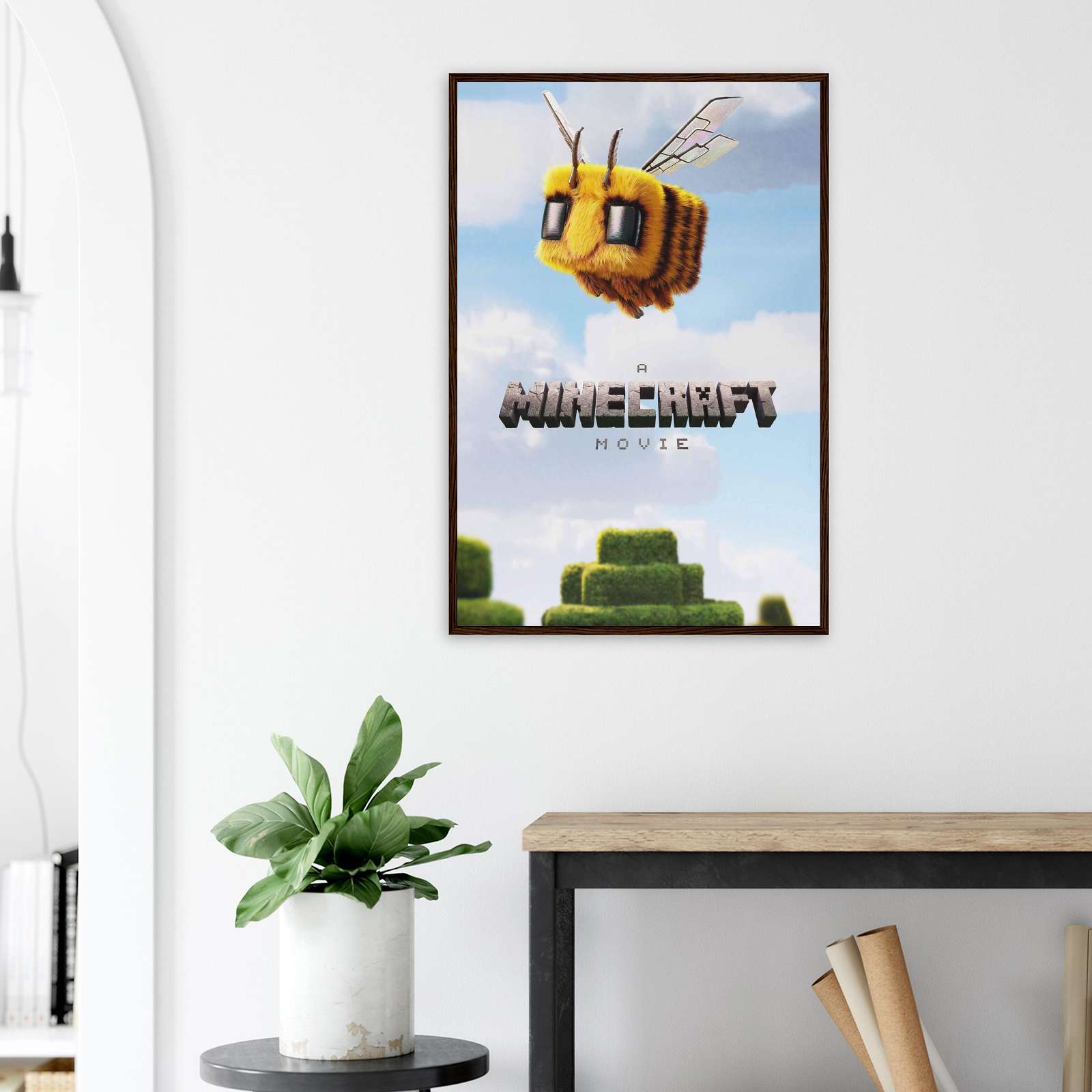 A Minecraft Movie Poster, Full-Size Poster, Ready to Hang - Citiesbox