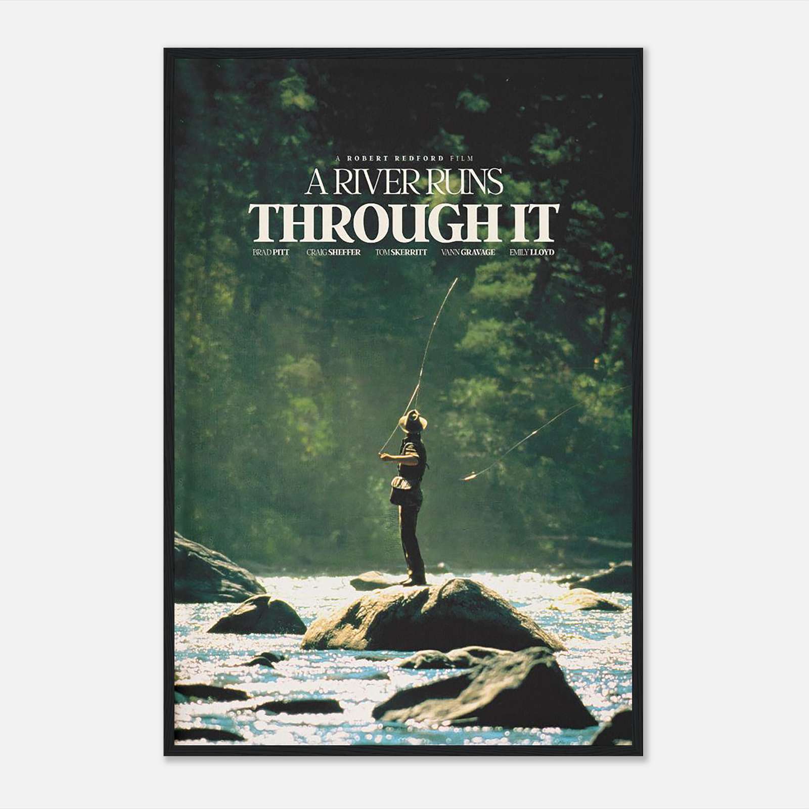 A River Runs Through It Poster, Vintage Movie Poster, Full-Size Poster ...