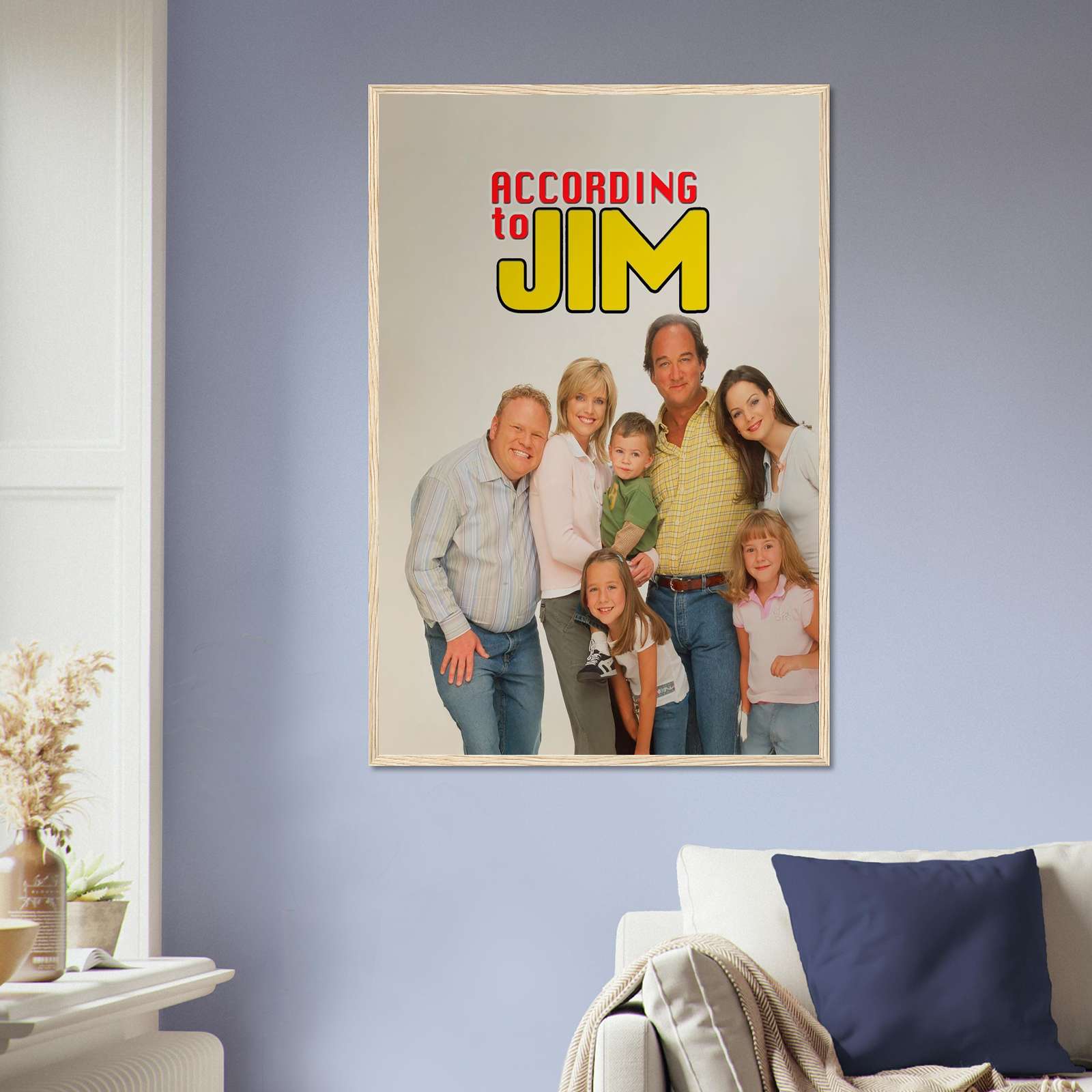 According To Jim Tv Series, Tv Show Poster, Full-Size Poster, Ready to Hang - Citiesbox