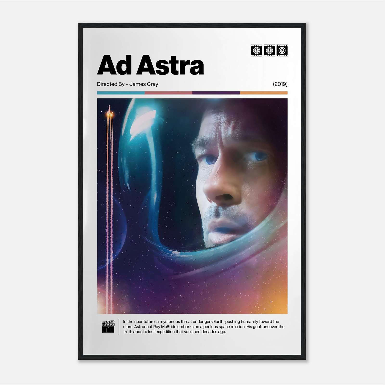 Ad Astra Movie Poster, Sci Movies Poster, Cult Classic Movie Poster ...