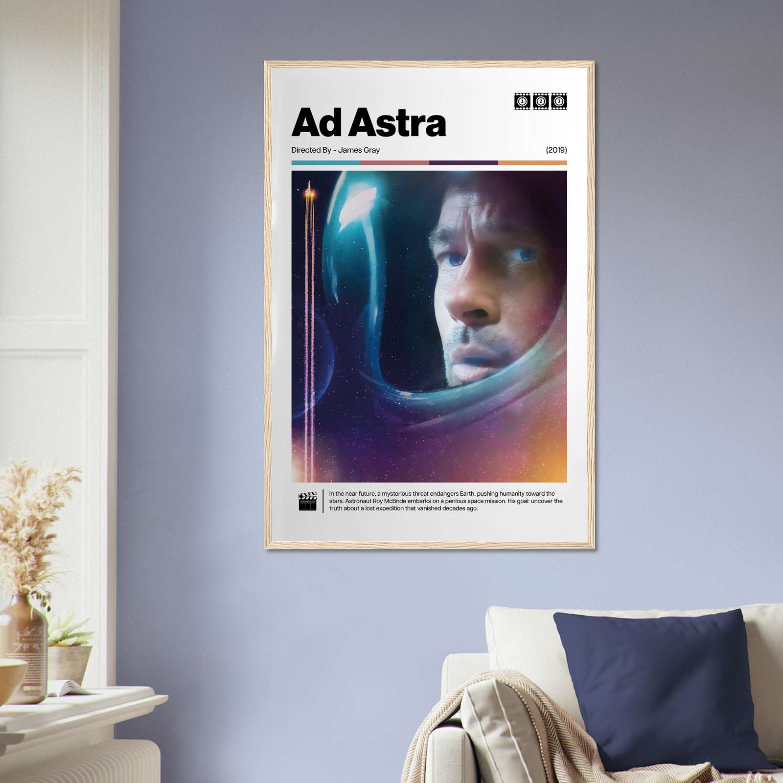 Ad Astra Movie Poster, Sci Movies Poster, Cult Classic Movie Poster ...