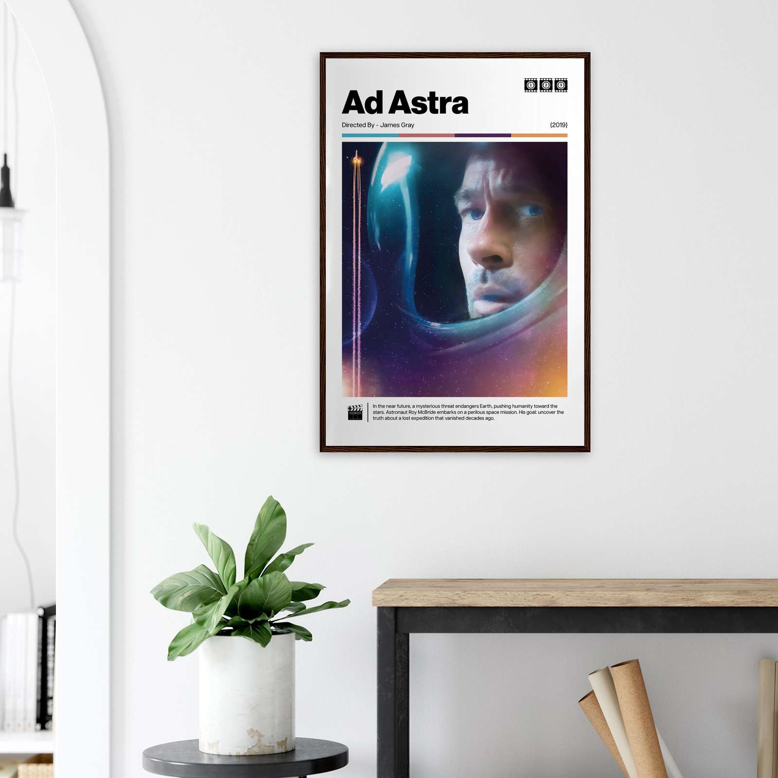 Ad Astra Movie Poster, Sci Movies Poster, Cult Classic Movie Poster ...