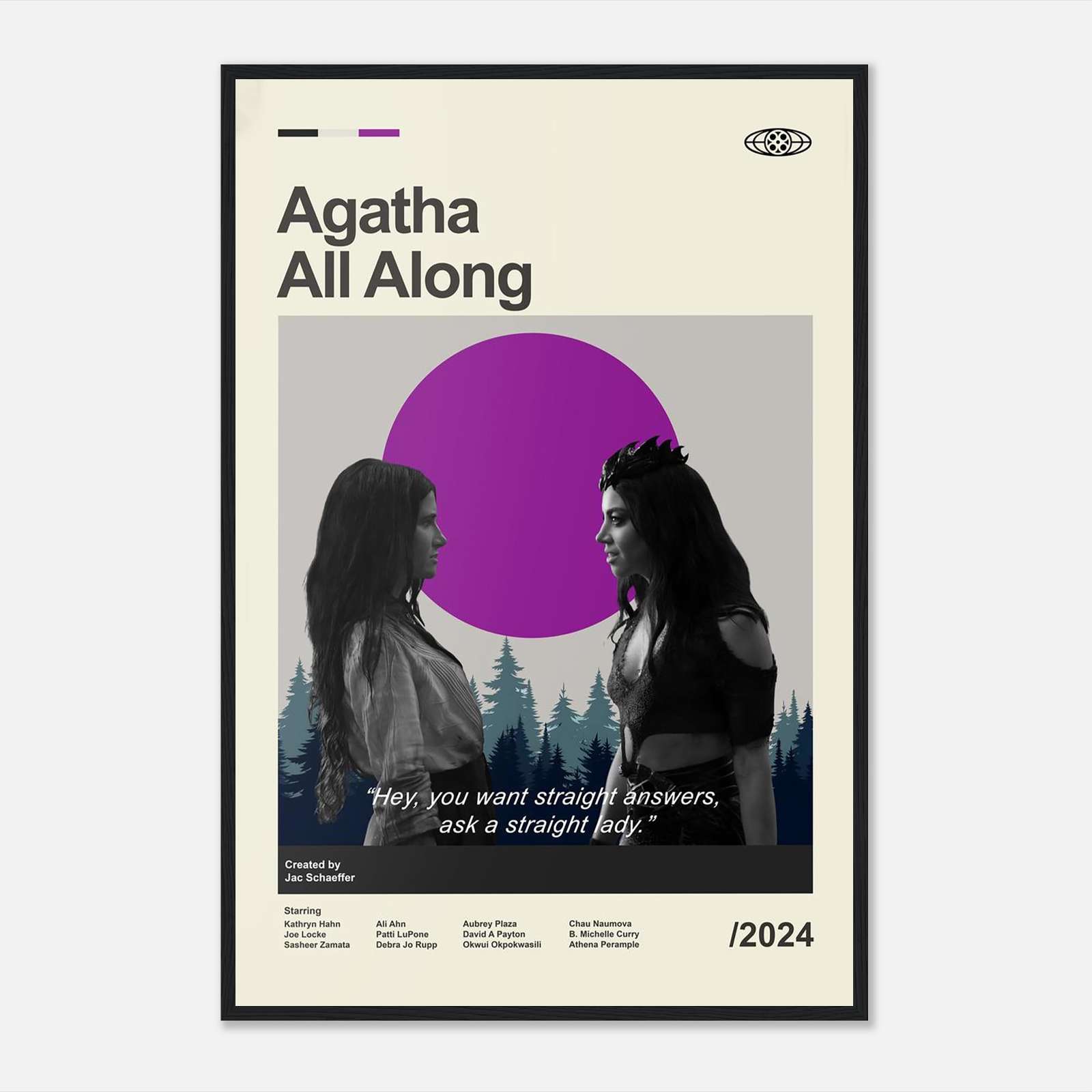 Agatha All Along Movie Poster Vintage Movie Posters, Full-Size Poster ...