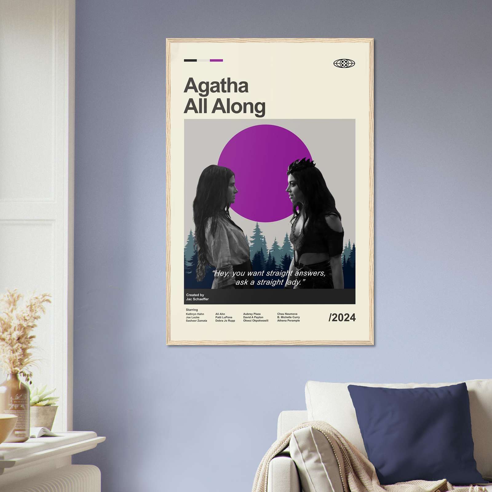 Agatha All Along Movie Poster Vintage Movie Posters, Full-Size Poster ...