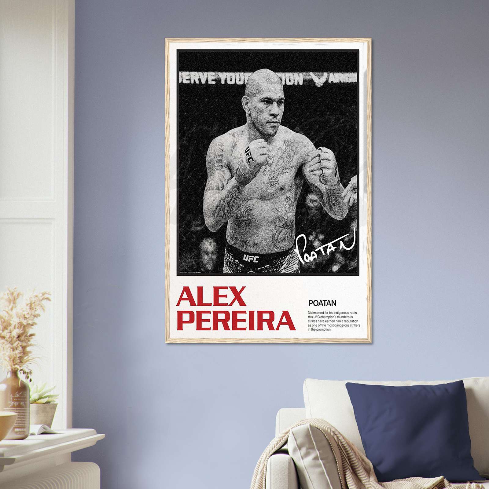 Alex Pereira Poster, Boxing Poster, Full-Size Poster, Ready to Hang ...