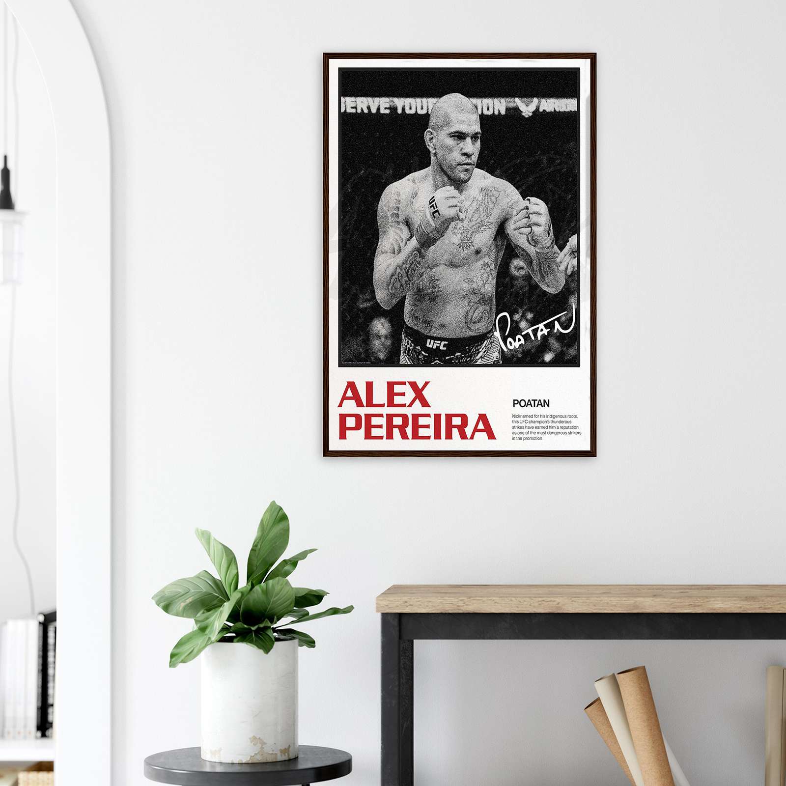 Alex Pereira Poster, Boxing Poster, Full-Size Poster, Ready to Hang ...