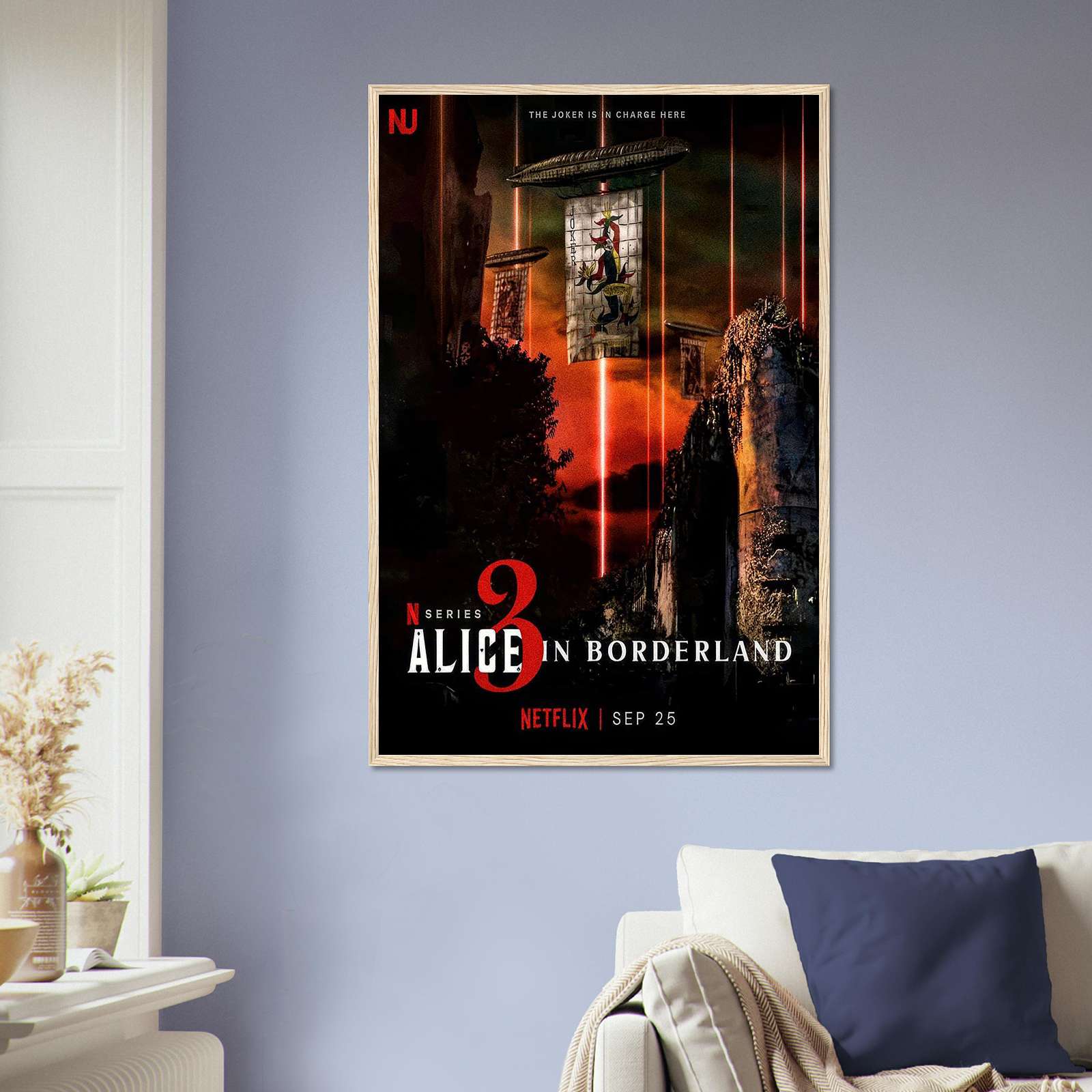 Alice In Borderland Movie Poster, Classic Movie Poster, Full-Size ...