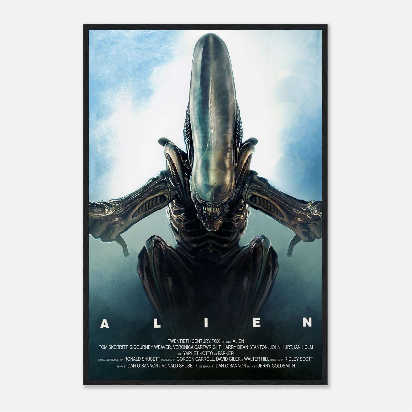 Alien Movie Poster, Sci Fi Movie Poster, Horror Movie Poster 2, Full ...