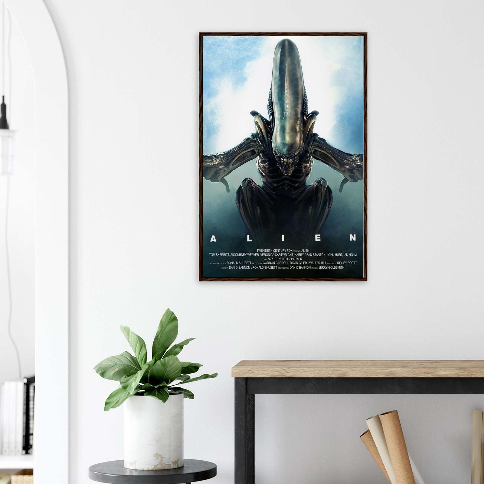 Alien Movie Poster, Sci Fi Movie Poster, Horror Movie Poster 2, Full ...