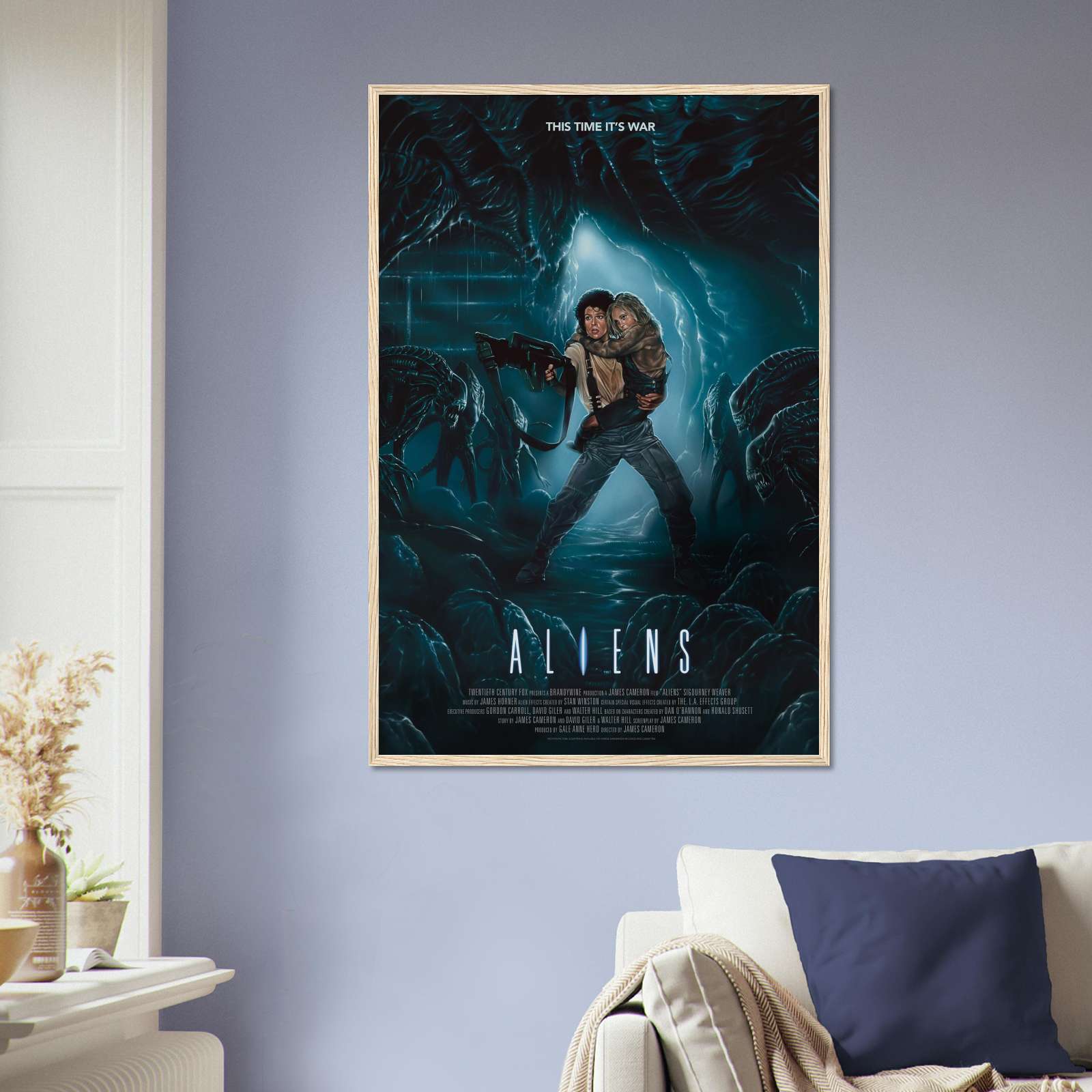 Alien Movie Poster, Sci Fi Movie Poster, Horror Movie Poster, Full-Size ...