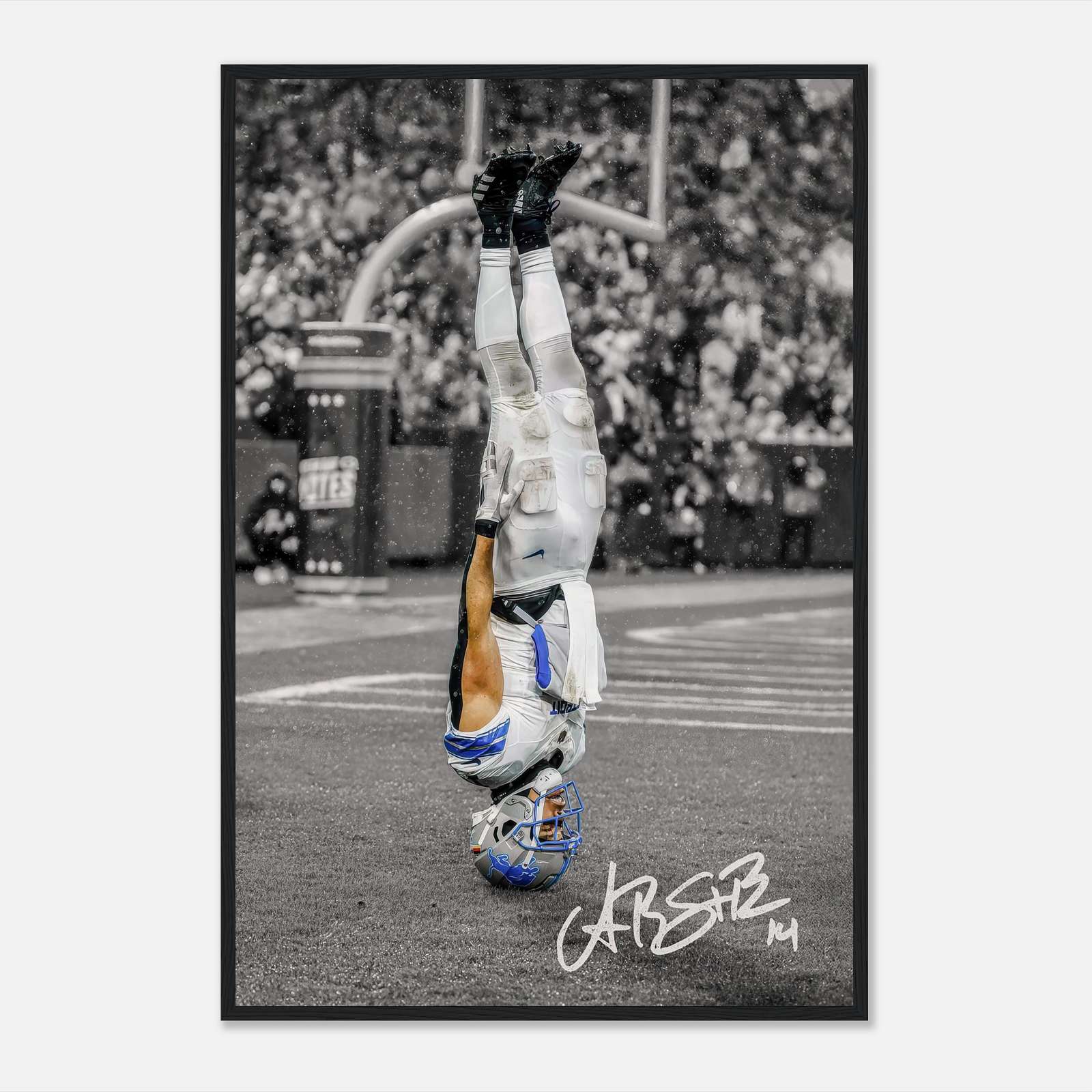 Amon Ra St Brown Poster, Sports Poster, Football Player Poster, Full ...