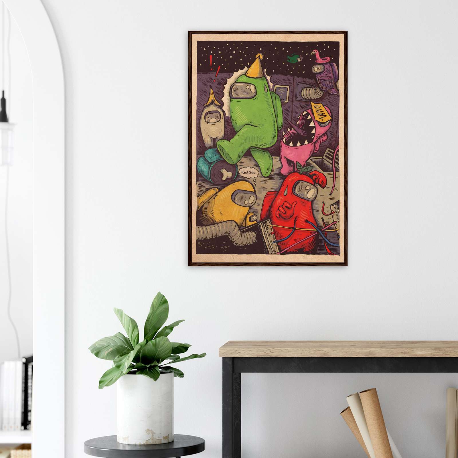 Among Us Poster, Gaming Poster, Full-Size Poster, Ready to Hang - Citiesbox