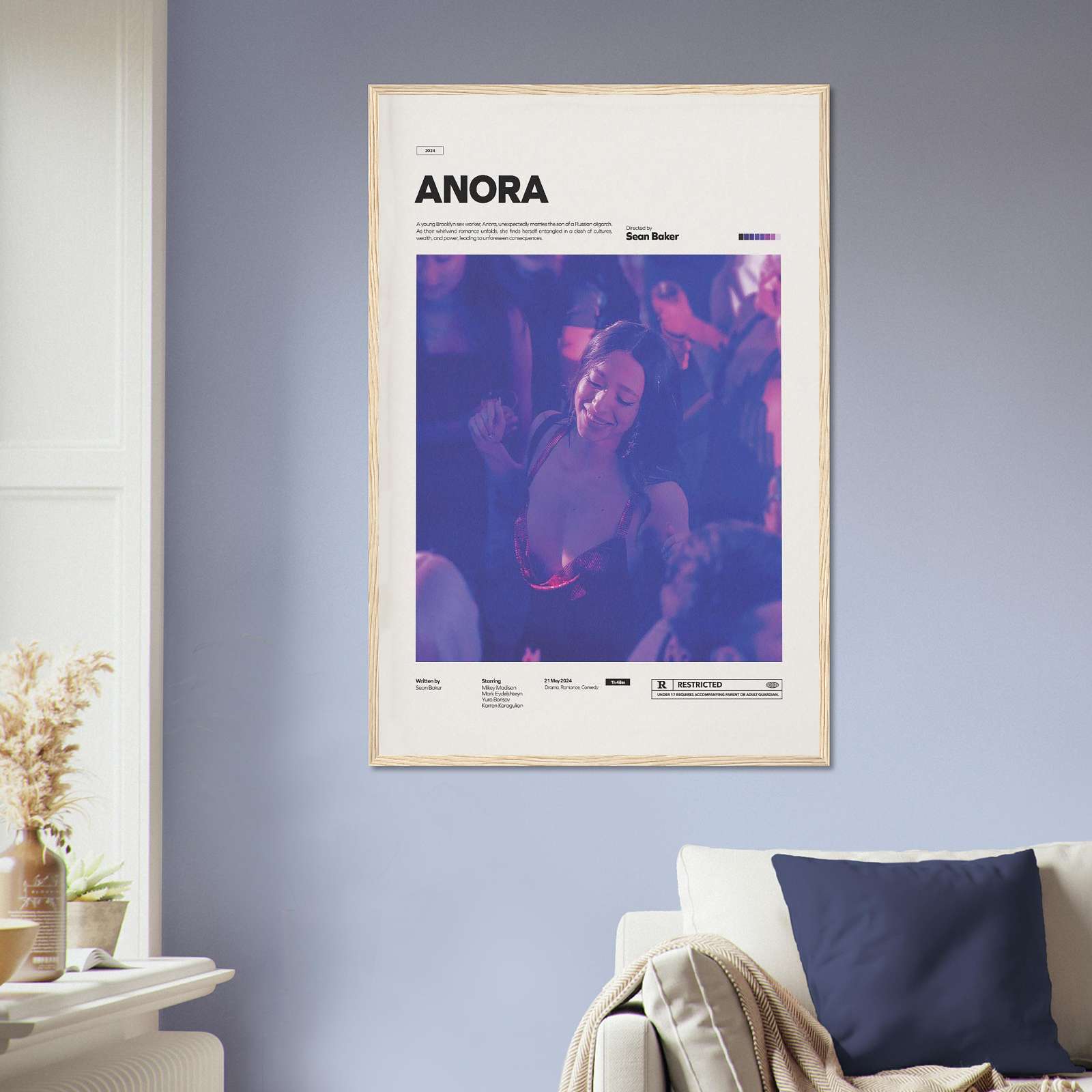 Anora Movie Poster, Anora Film Poster, Classic Movie Poster, Full-Size ...