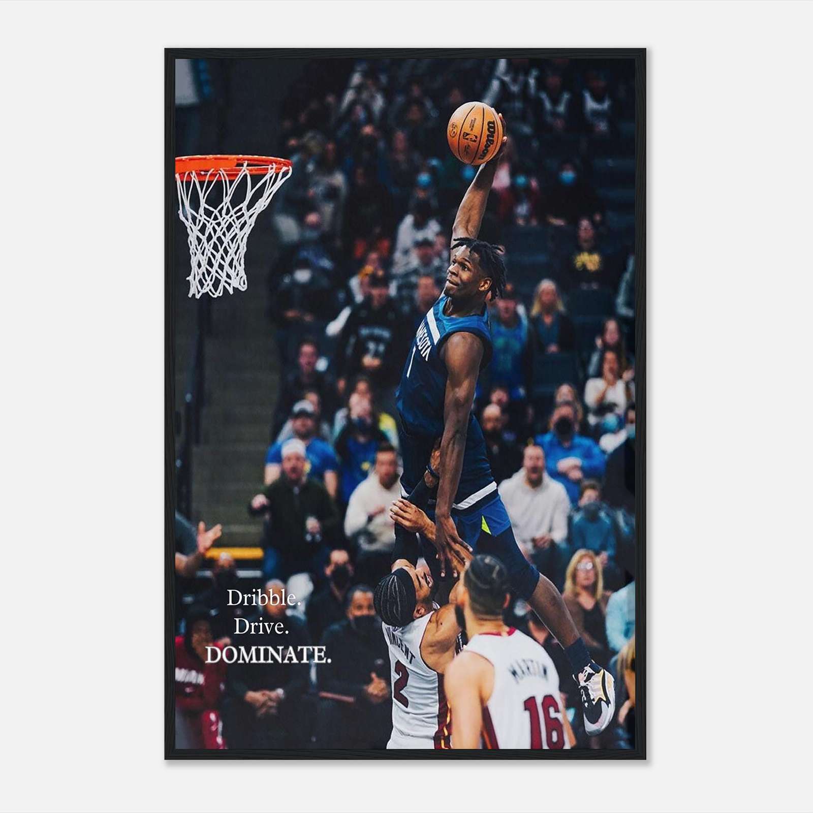 Anthony Edwards, Sports Poster, Basketball Poster, Full-Size Poster ...