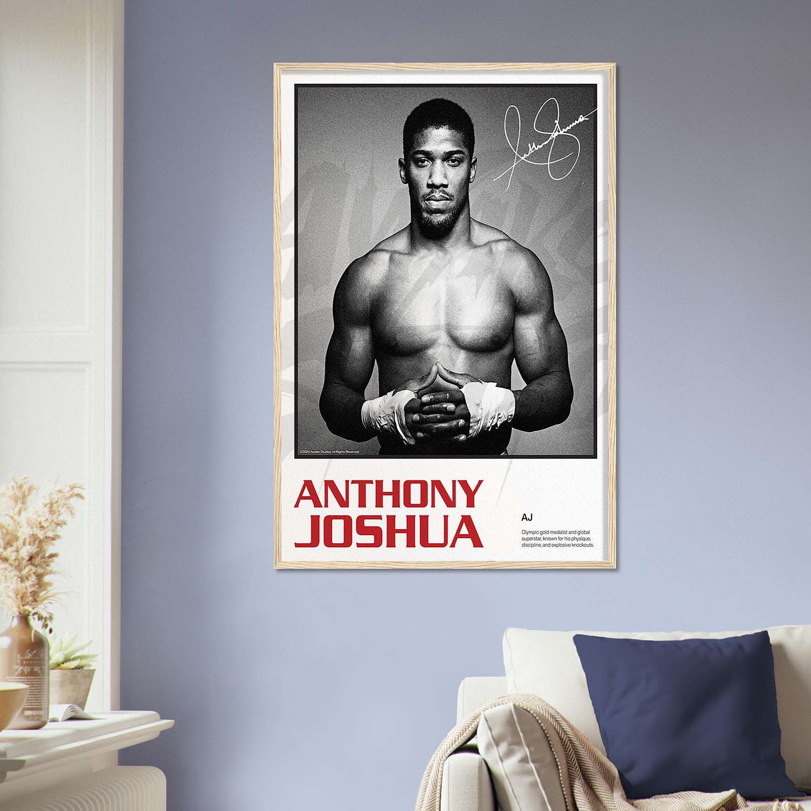 Anthony Joshua Poster, Boxing Poster, Sports Poster, Full-Size Poster ...