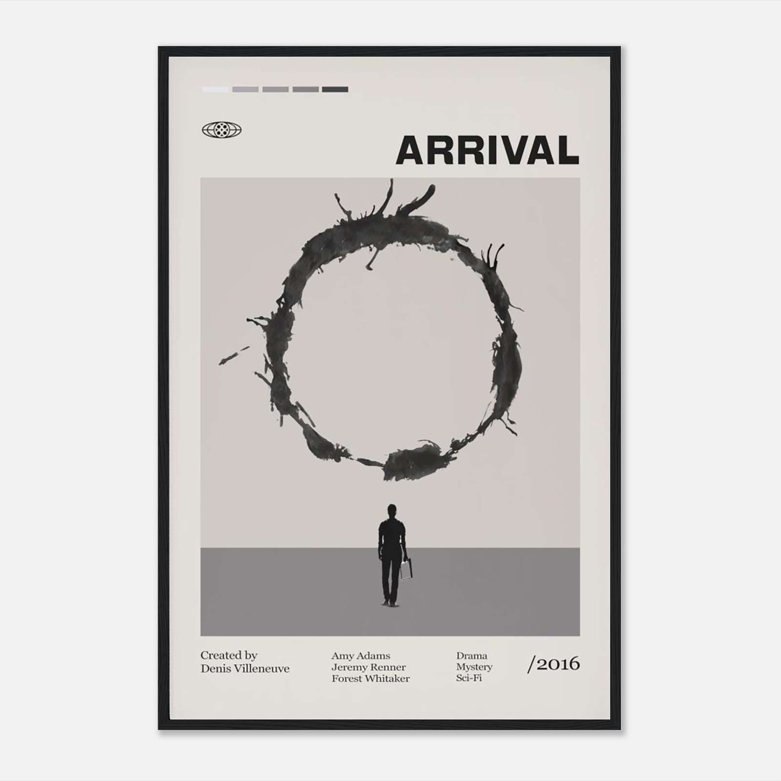 Arrival Movie Poster, Denis Villeneuve Movie, Amy Adams, Retro Movie ...