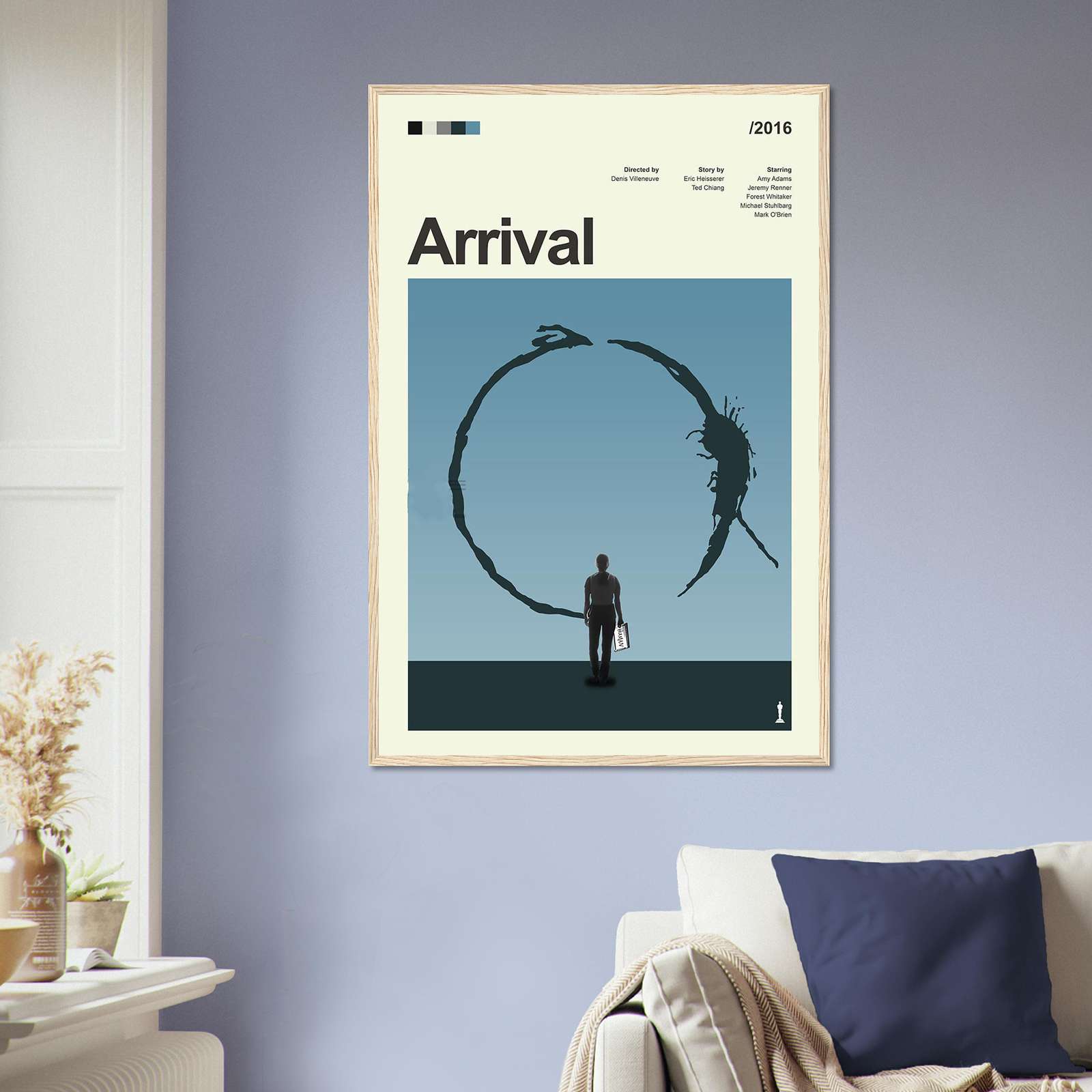 Arrival Movie Poster, Retro Movie Poster, Film Poster, Full-Size Poster ...