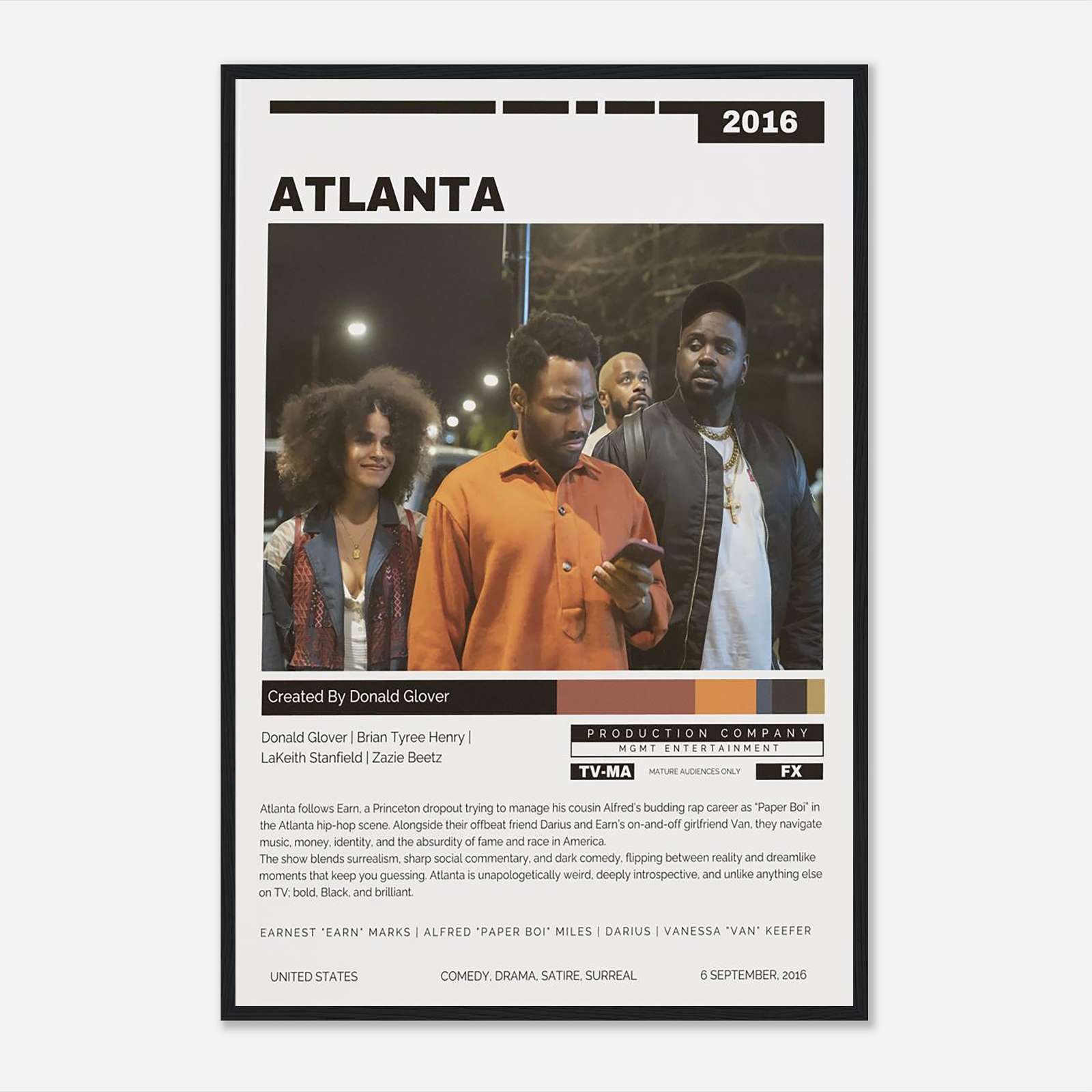 Atlanta Tv Series Poster, Atlanta Tv Show Poster, Full-Size Poster ...