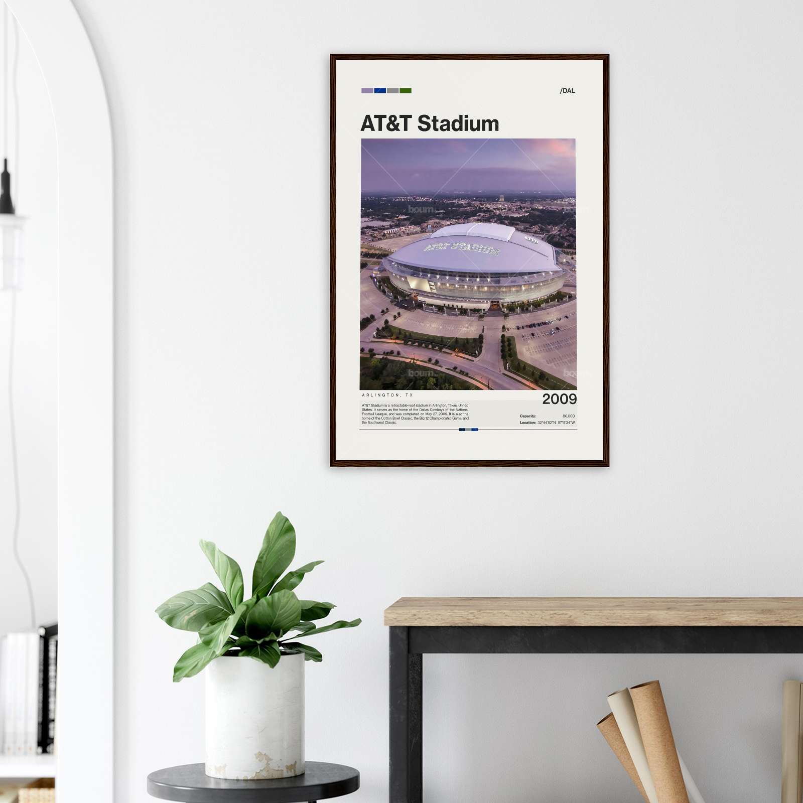 At&T Stadium Poster, Sports Poster, Stadium Poster, Full-Size Poster ...