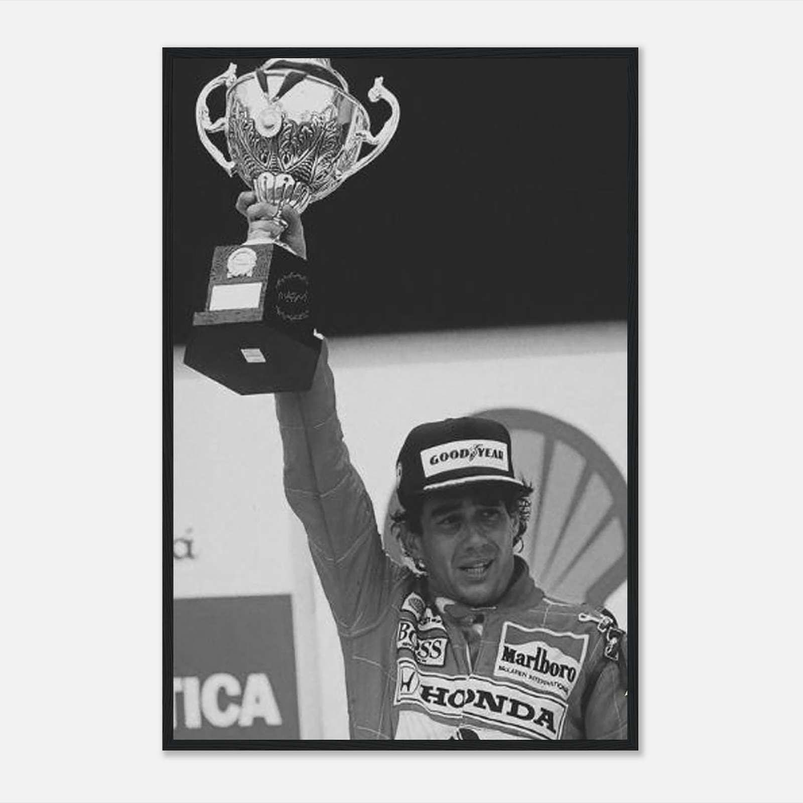 Ayrton Senna Poster, Ayrton Senna Wall Art, Motivational Sport Poster ...