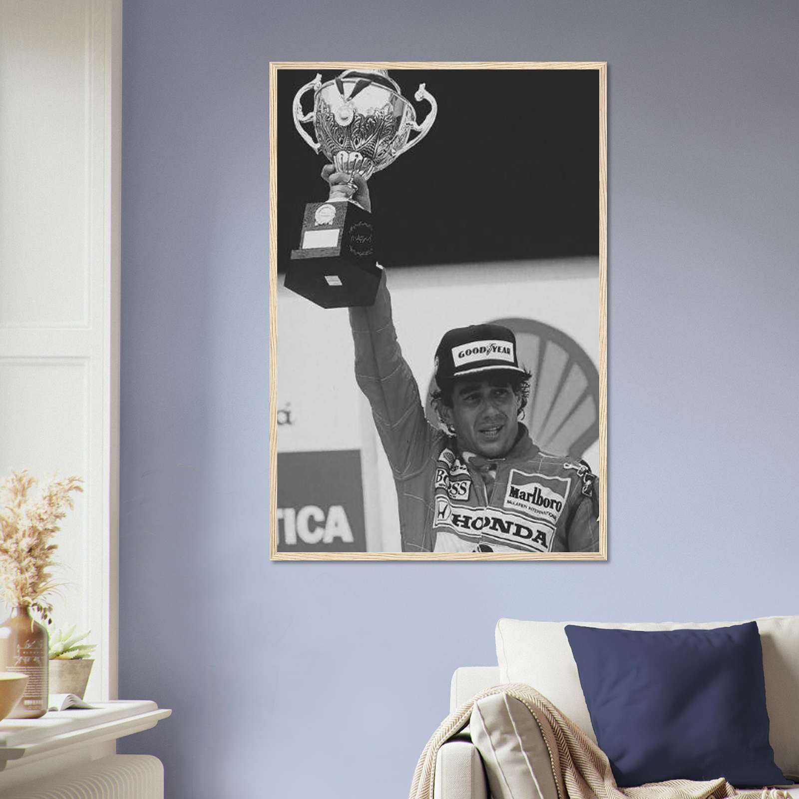 Ayrton Senna Poster, Ayrton Senna Wall Art, Motivational Sport Poster ...
