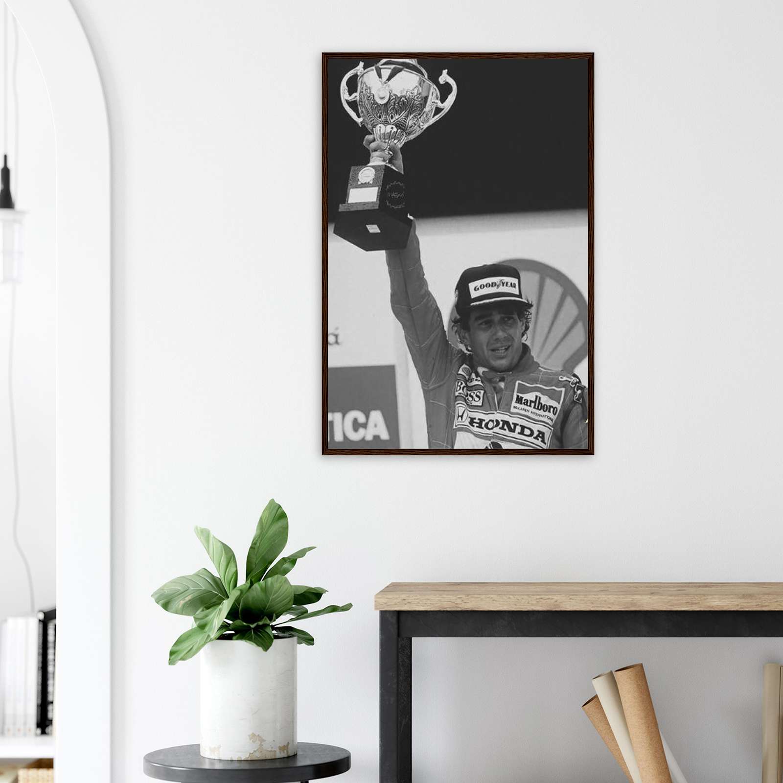 Ayrton Senna Poster, Ayrton Senna Wall Art, Motivational Sport Poster ...
