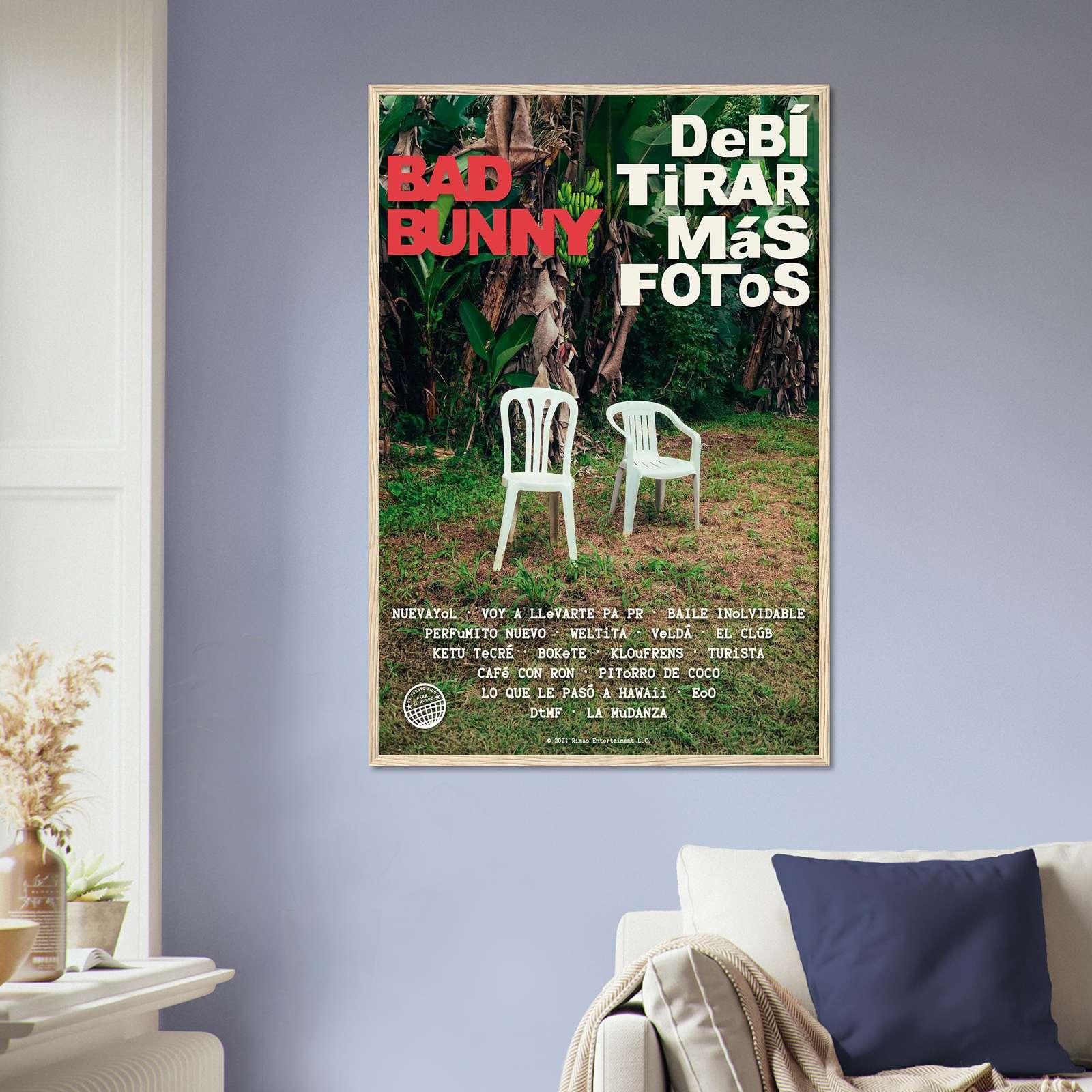 Bad Bunny Debi Tiara Mask Fotos Poster, Full-Size Movie Poster, Ready ...