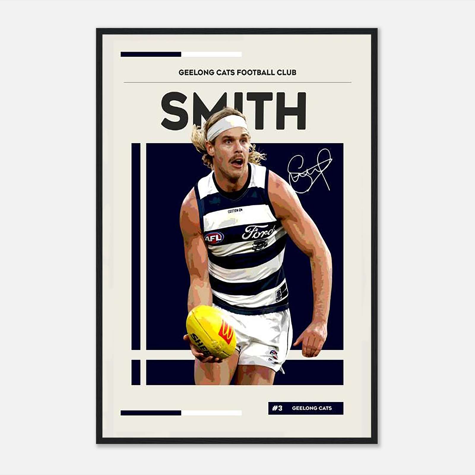 Bailey Smith Poster, Aussie Rules Football Poster, Sports Poster, Full ...