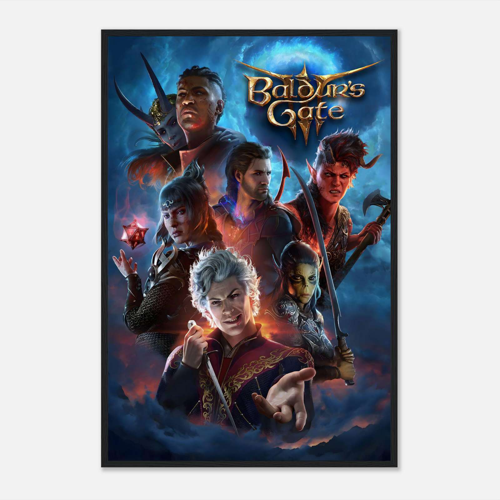 Baldurs Gate 3 Poster, Rpg Gaming Poster, Video Game Poster, Full-Size ...