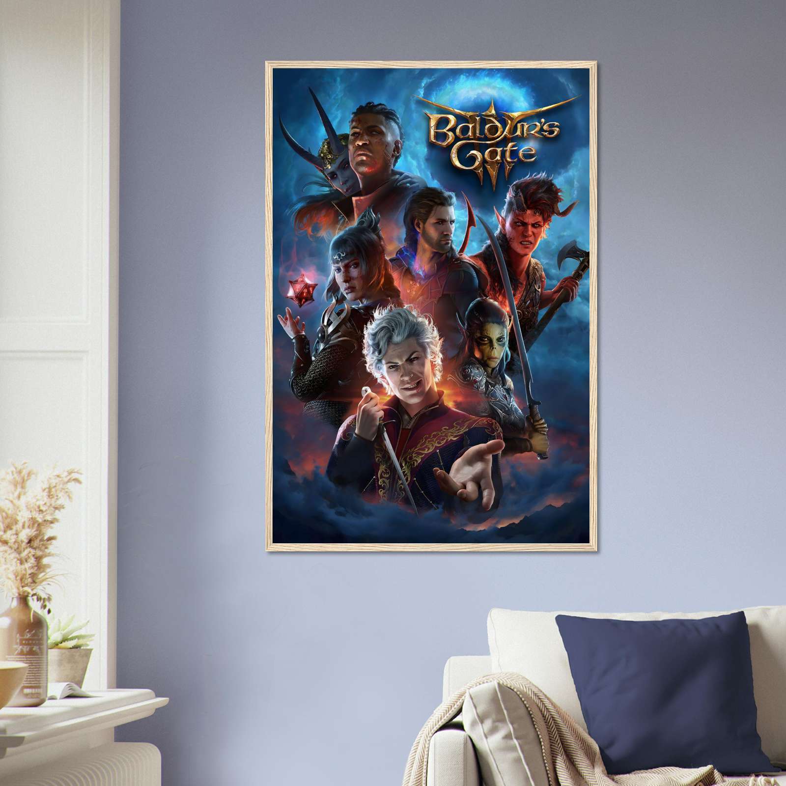 Baldurs Gate 3 Poster, Rpg Gaming Poster, Video Game Poster, Full-Size ...