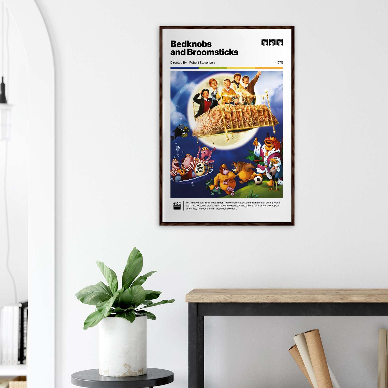 Bedknobs And Broomsticks Movie Poster, Vintage Movie Poster, Film ...