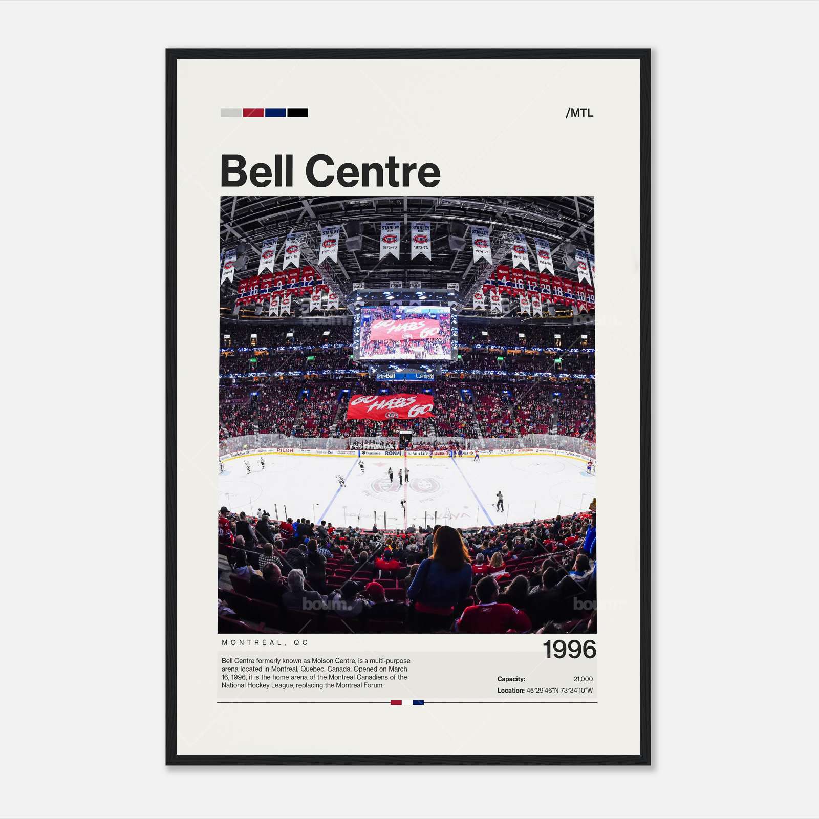 Bell Centre Poster, Sports Poster, Stadium Poster, Full-Size Poster ...