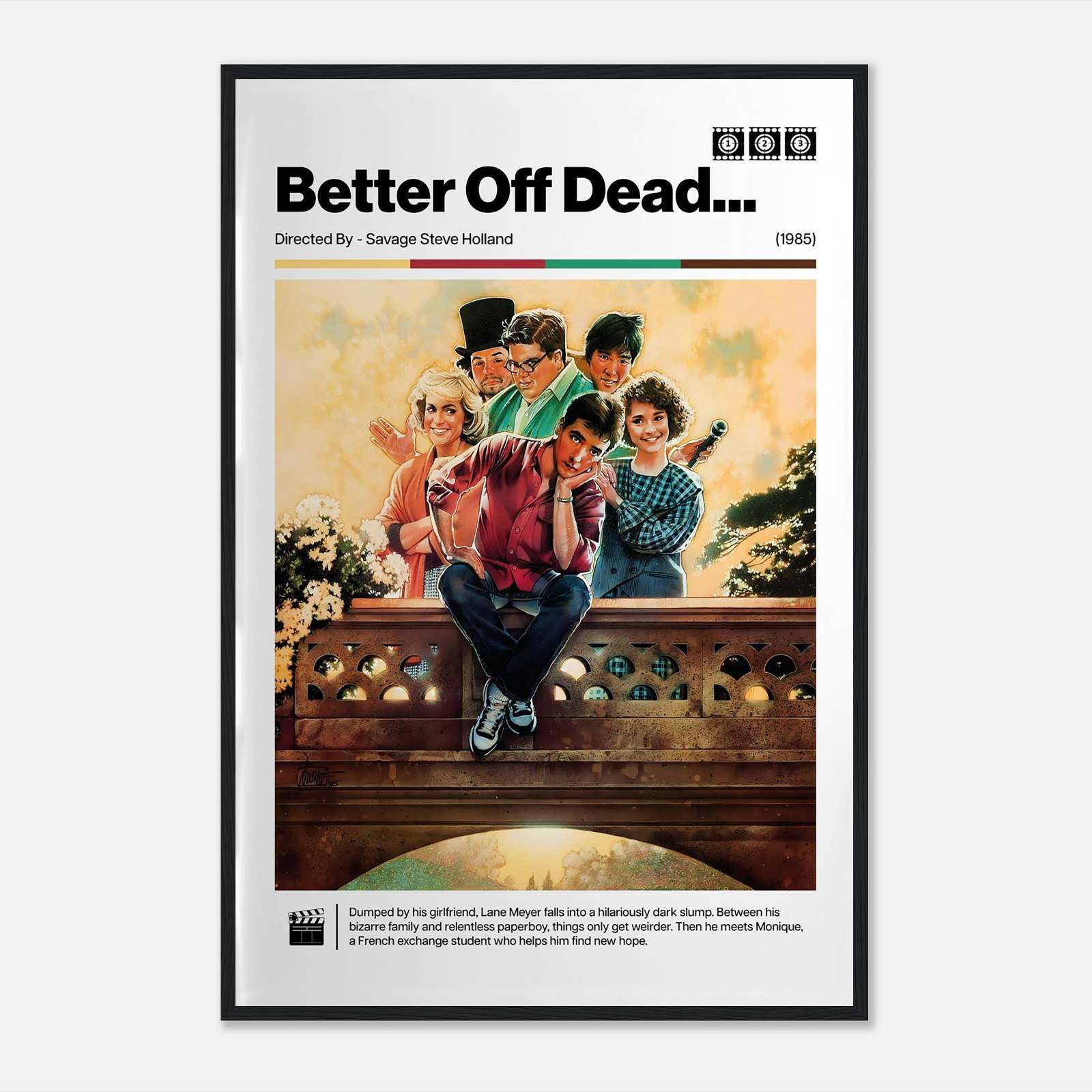 Better Off Dead Movie Poster, Vintage Movie Poster, Full-Size Poster ...