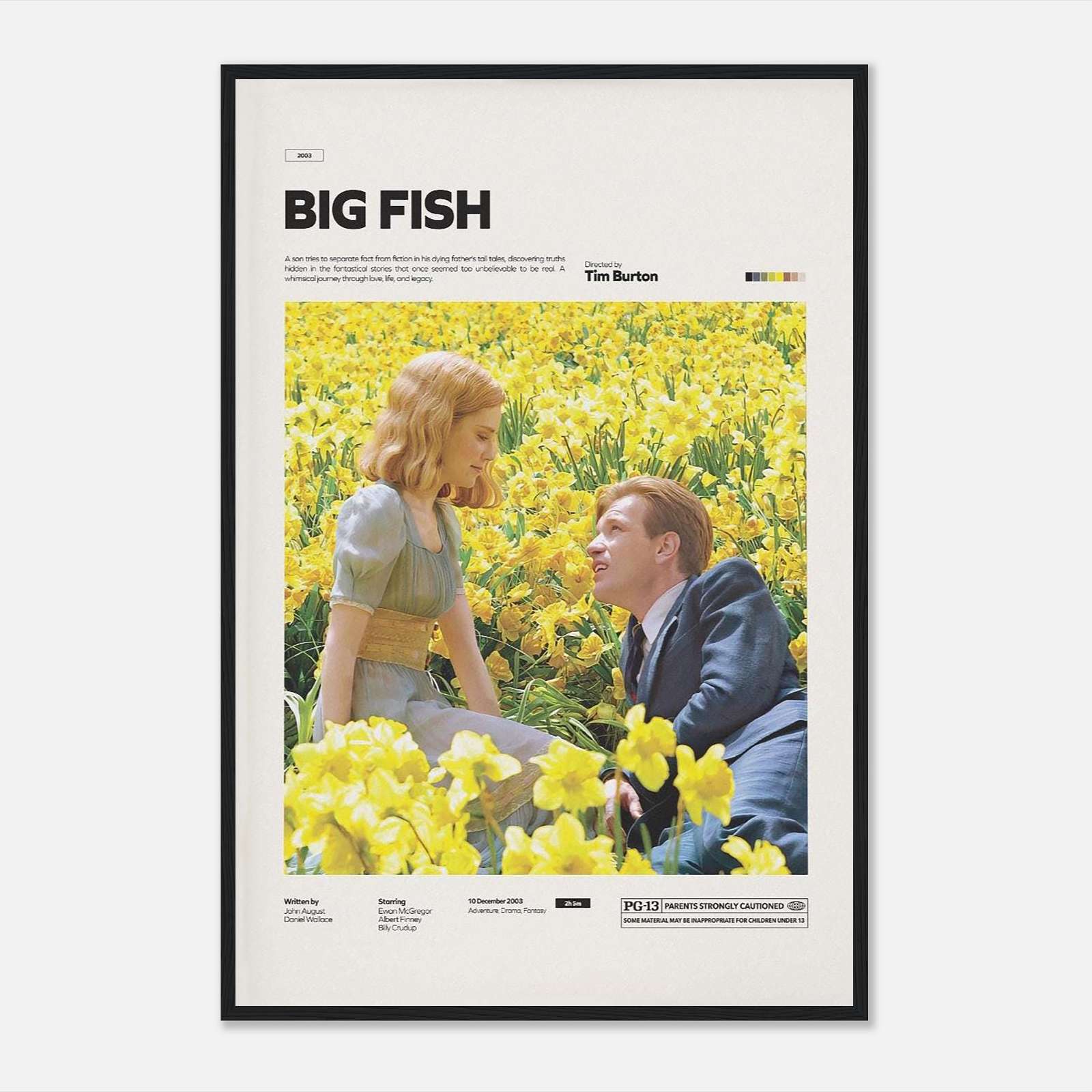 Big Fish Movie Poster, Big Fish Poster, Vintage Movie Poster, Full-Size ...