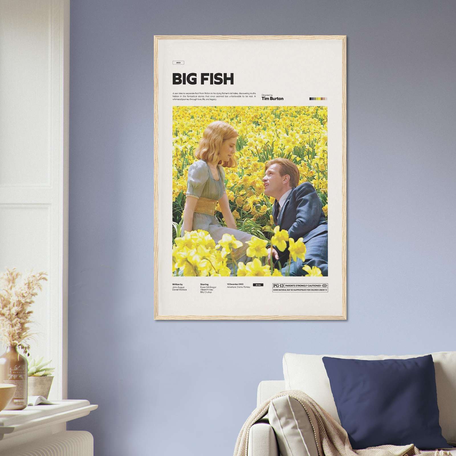 Big Fish Movie Poster, Big Fish Poster, Vintage Movie Poster, Full-Size ...