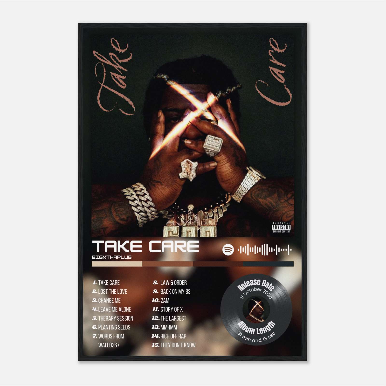 Bigxthaplug Poster, Rapper Poster, Full-Size Poster, Ready to Hang ...
