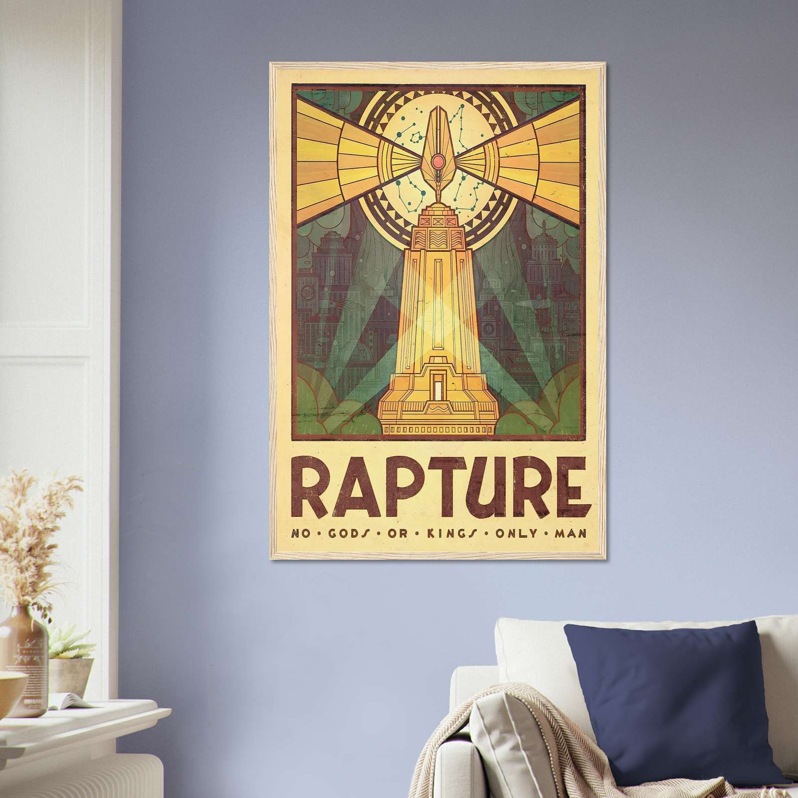 Bioshock Poster, Video Game Poster, Gaming Room Poster, Full-Size ...