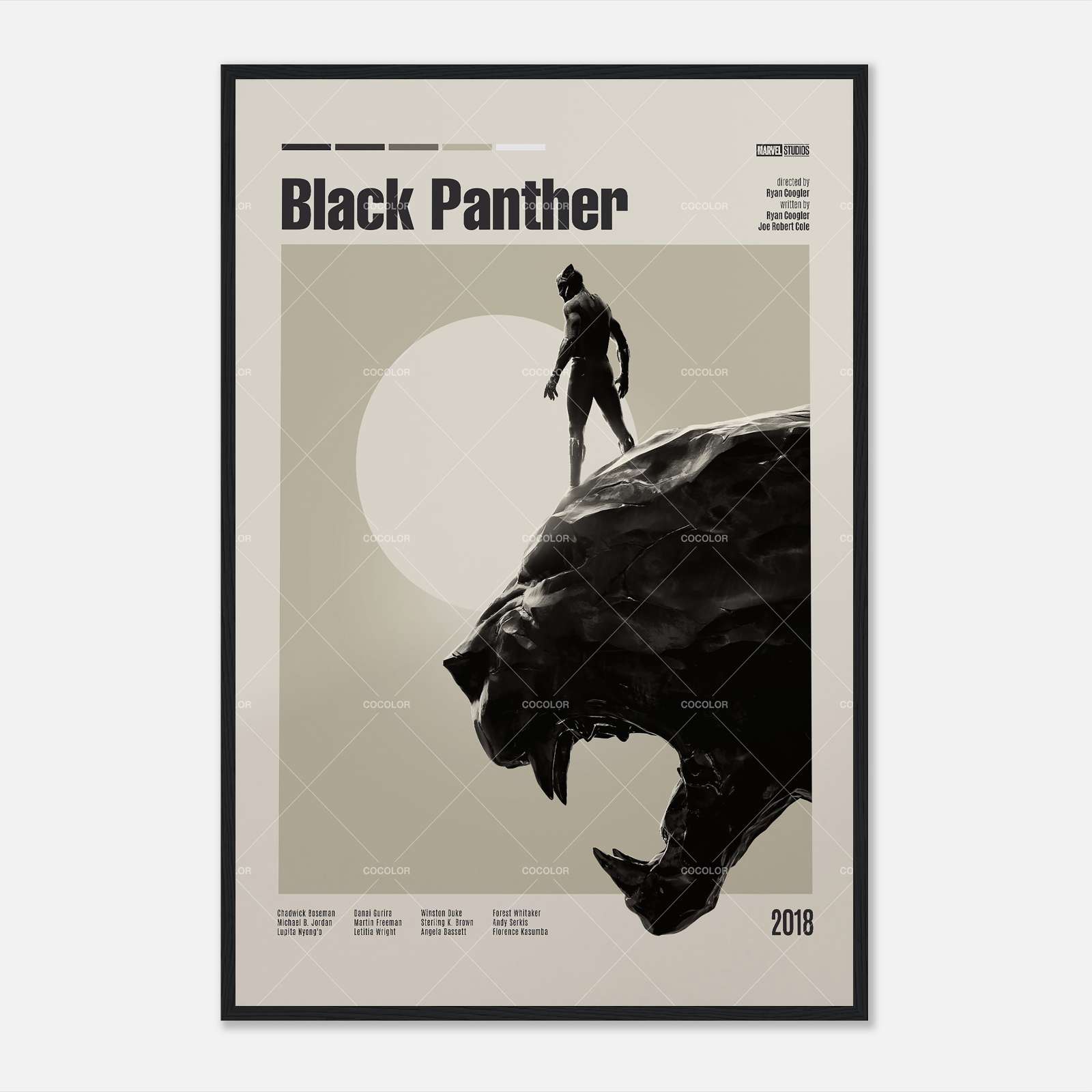 Black Panther Movie Poster, Full-Size Movie Poster, Ready to Hang ...