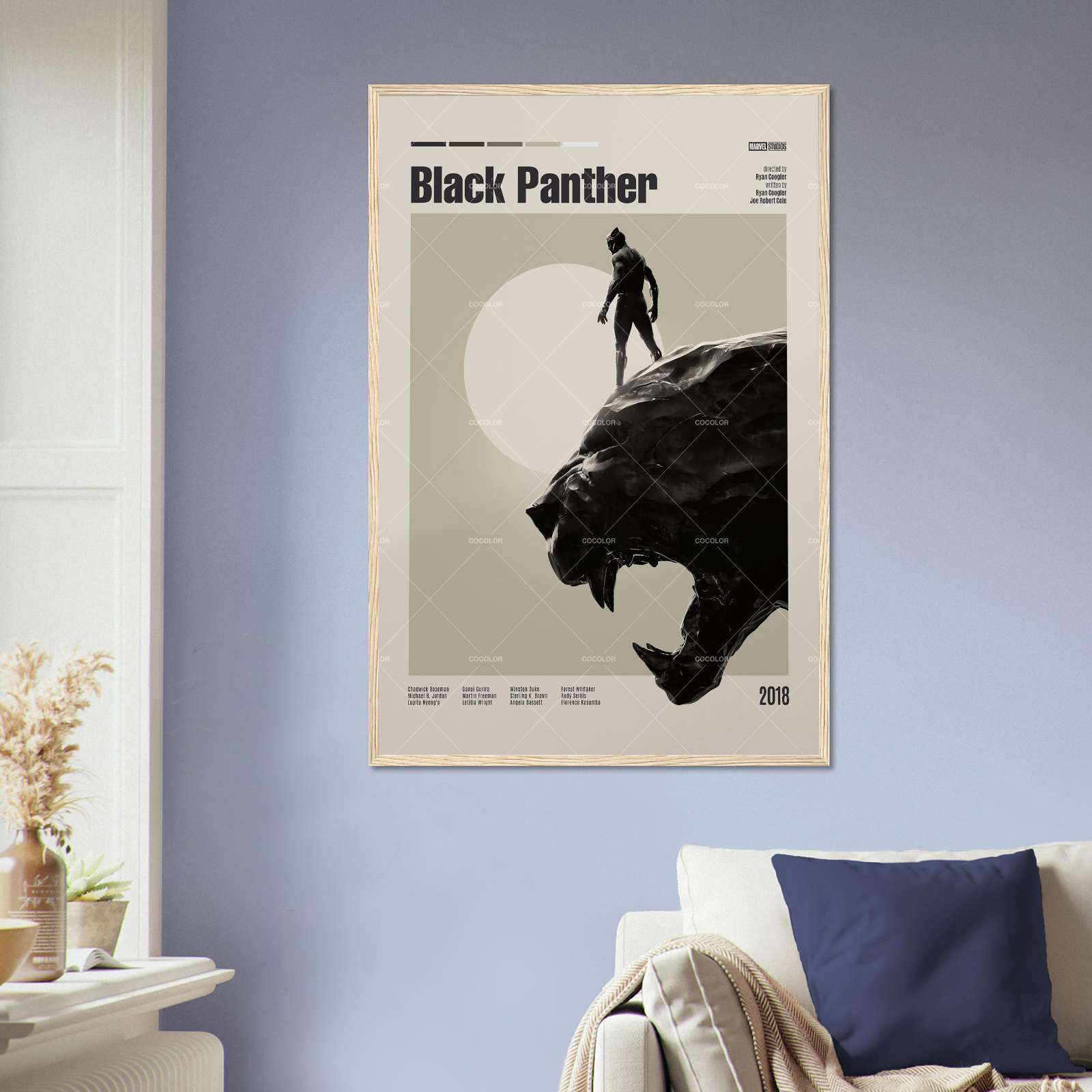 Black Panther Movie Poster, Full-Size Movie Poster, Ready to Hang ...
