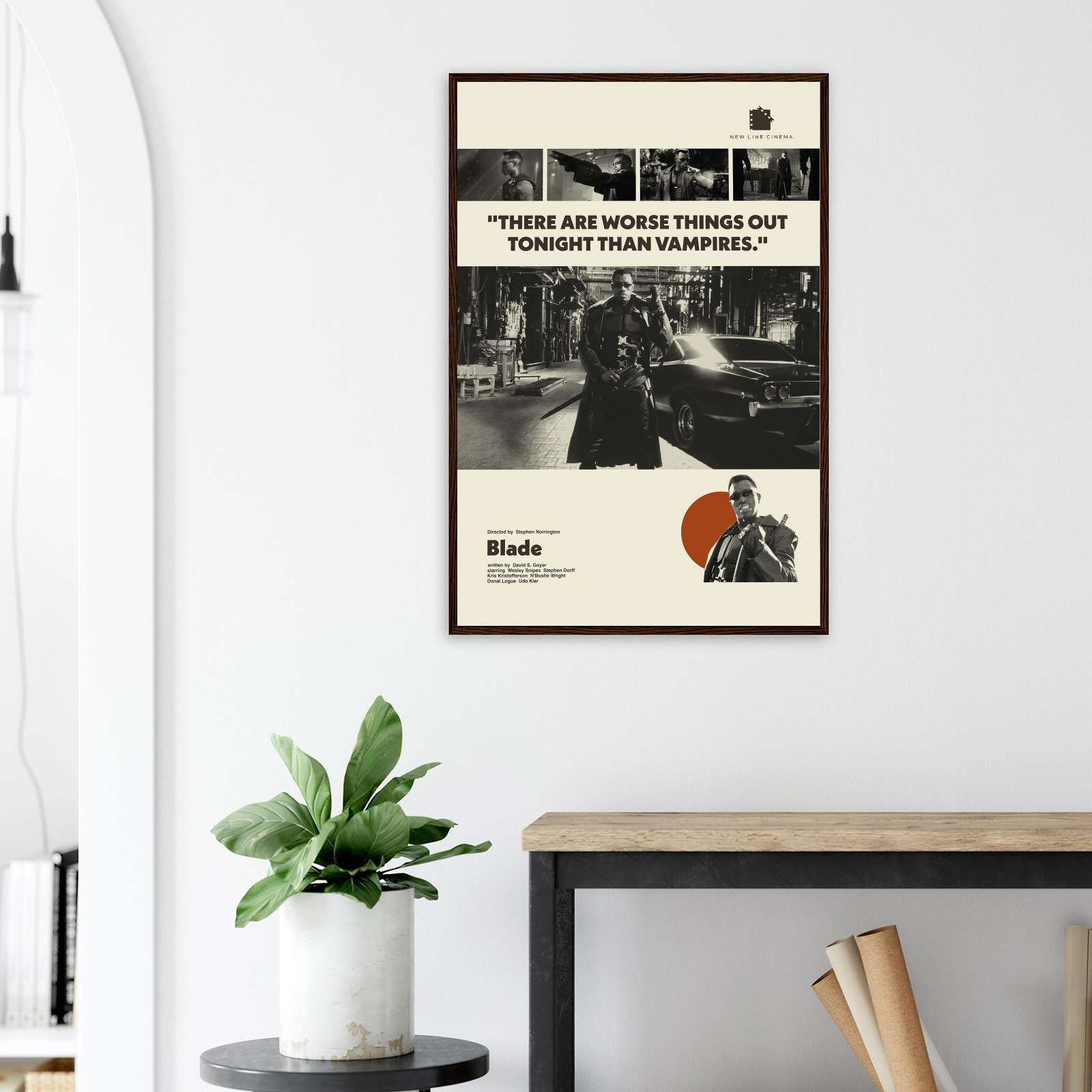 Blade Movie Poster, Vintage Movie Poster, Tv Series Poster, Full-Size ...