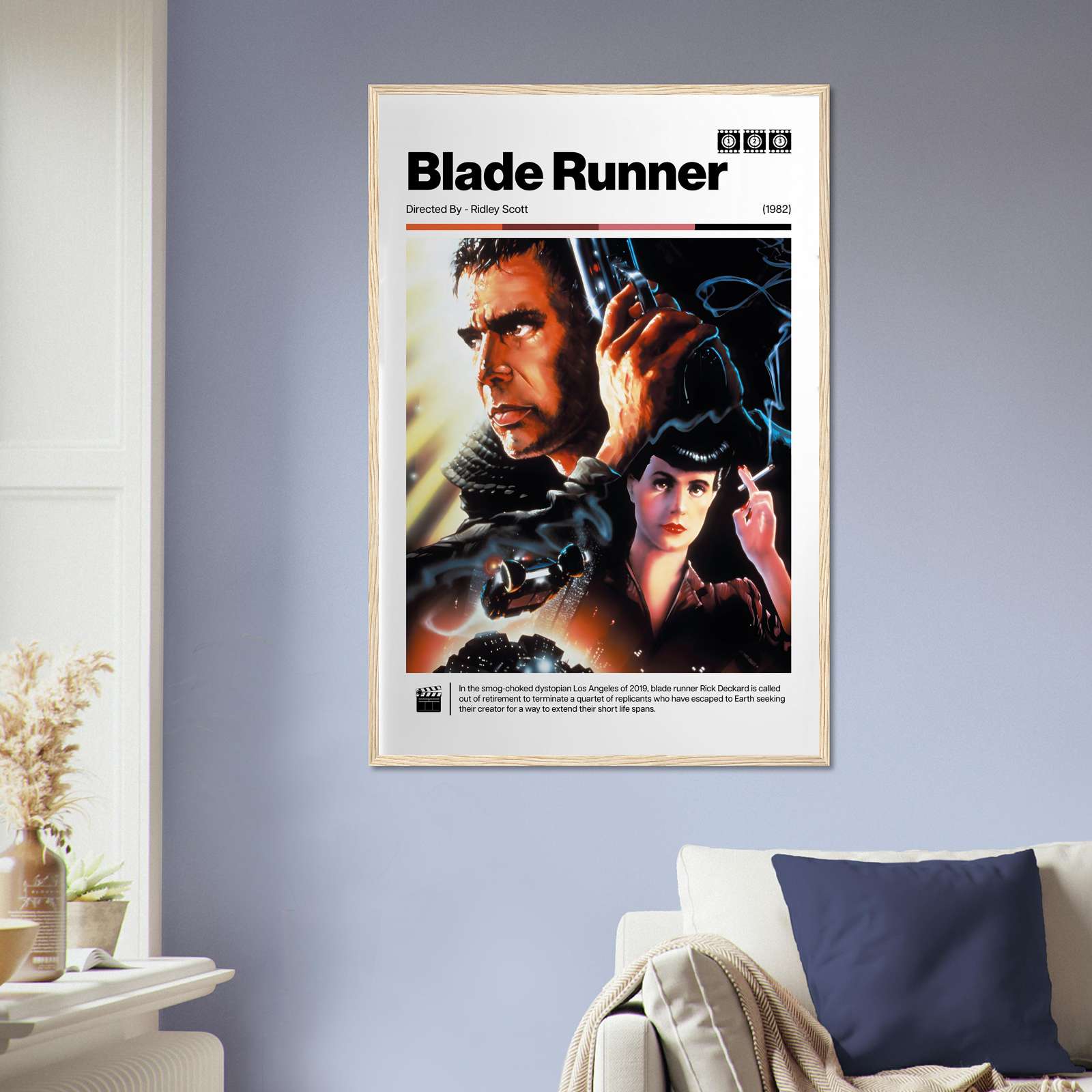 Blade Runner Movie Poster, Sci Fi Movie Poster, Classic Movie Poster ...