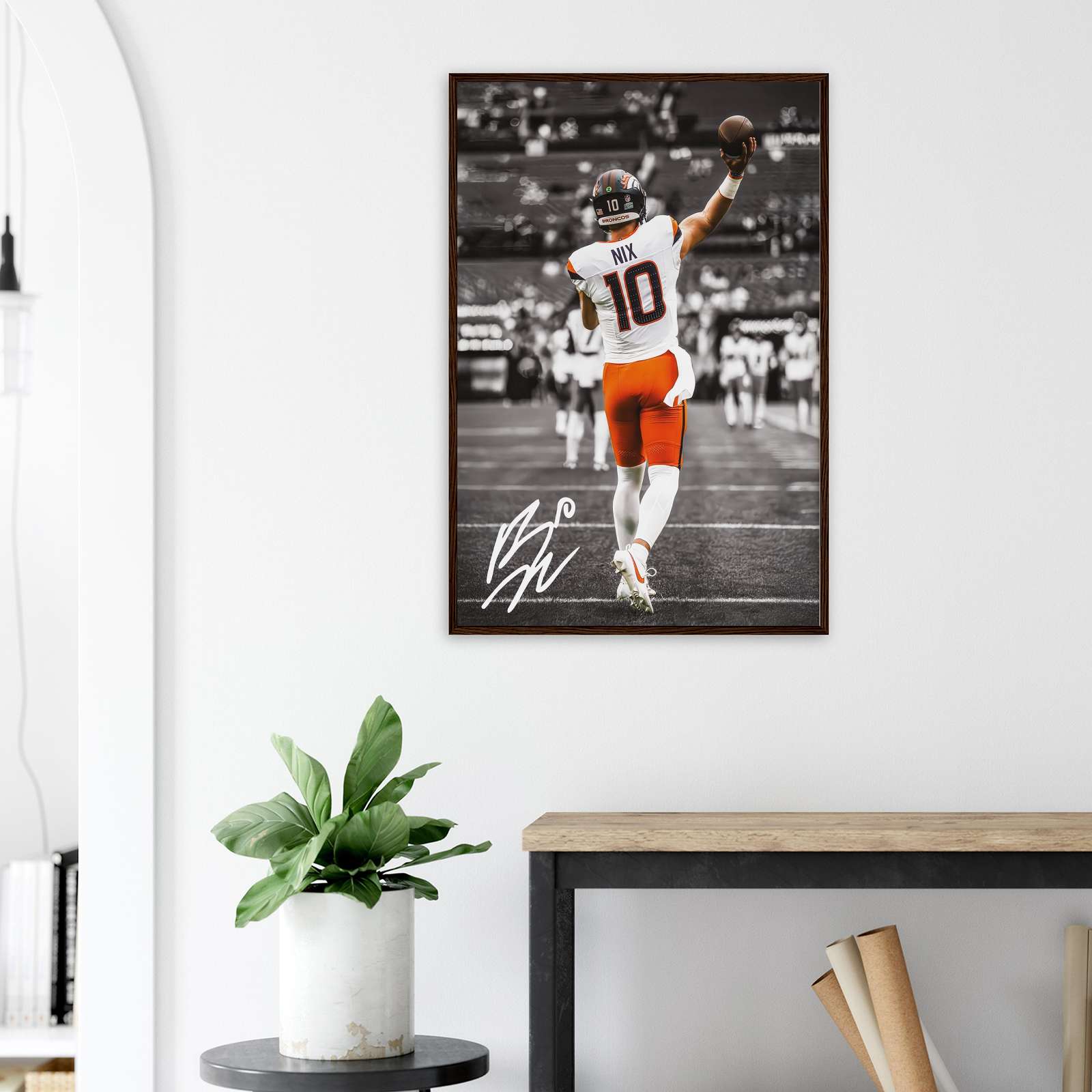 Bo Nix Poster, American Football Poster, Football Poster, Full-Size ...