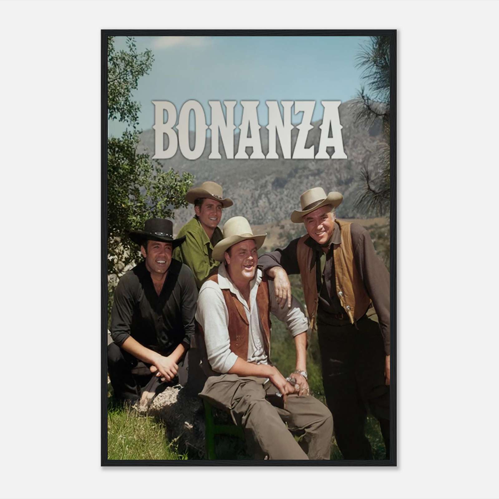 Bonanza Tv Series, Tv Show Poster, Full-Size Poster, Ready to Hang ...